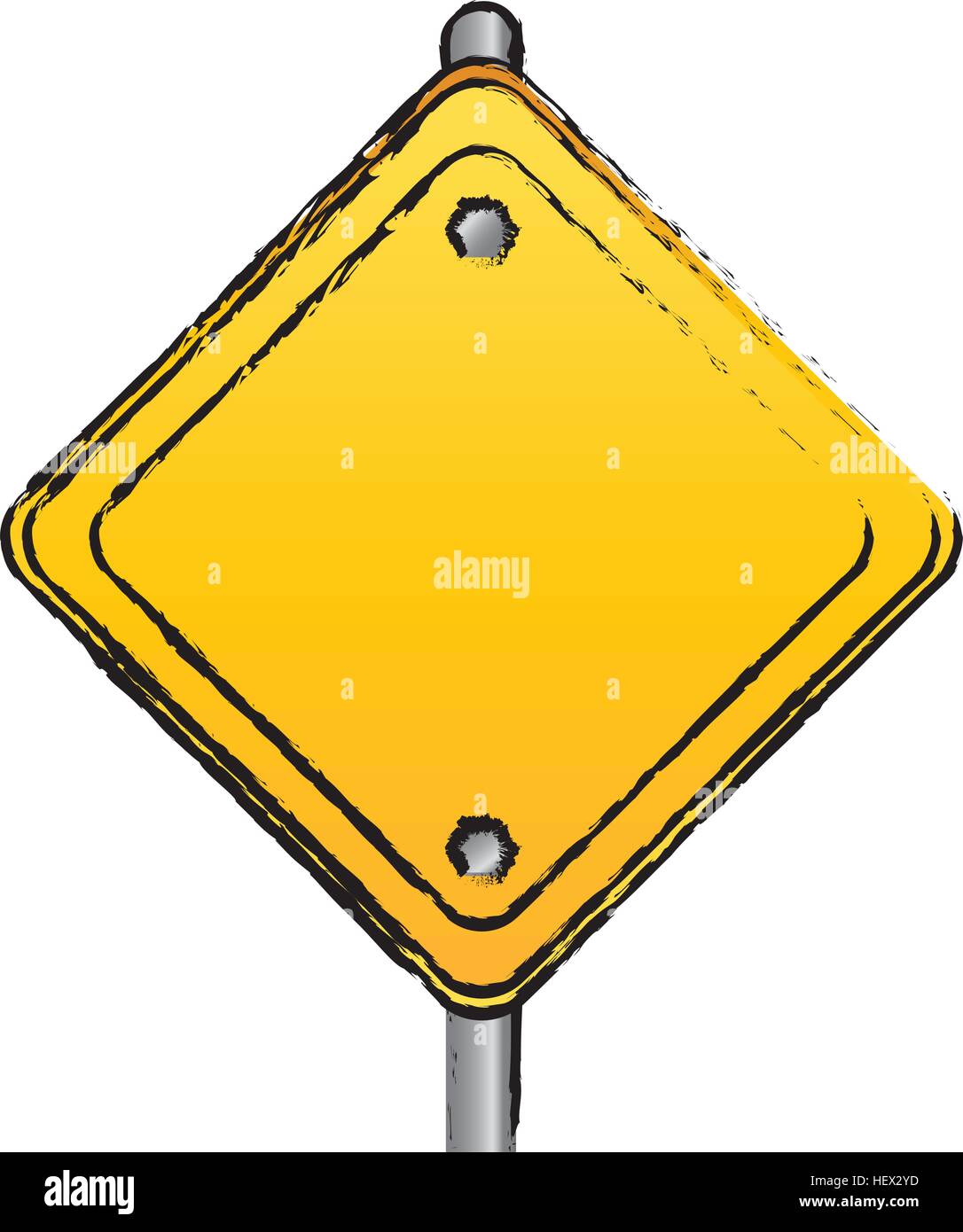 Construction safety warning banners caution Stock Vector Images - Alamy