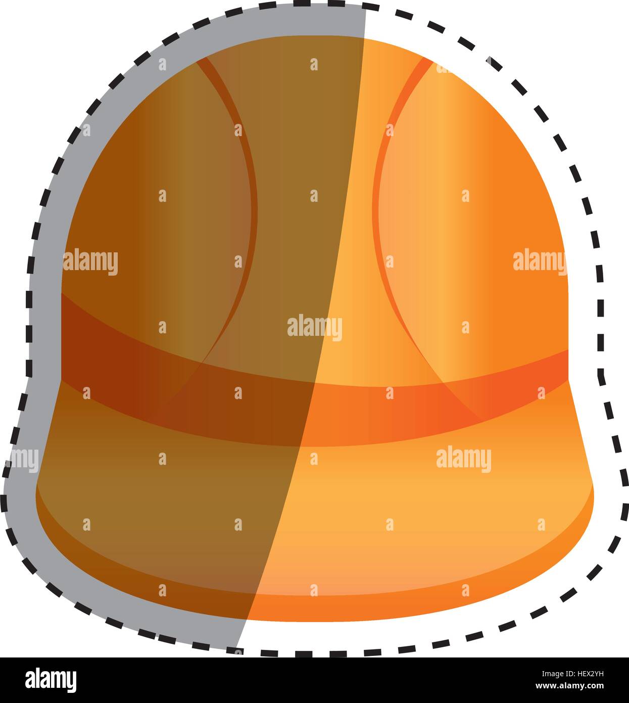 Worker construction helmet Stock Vector Image & Art - Alamy