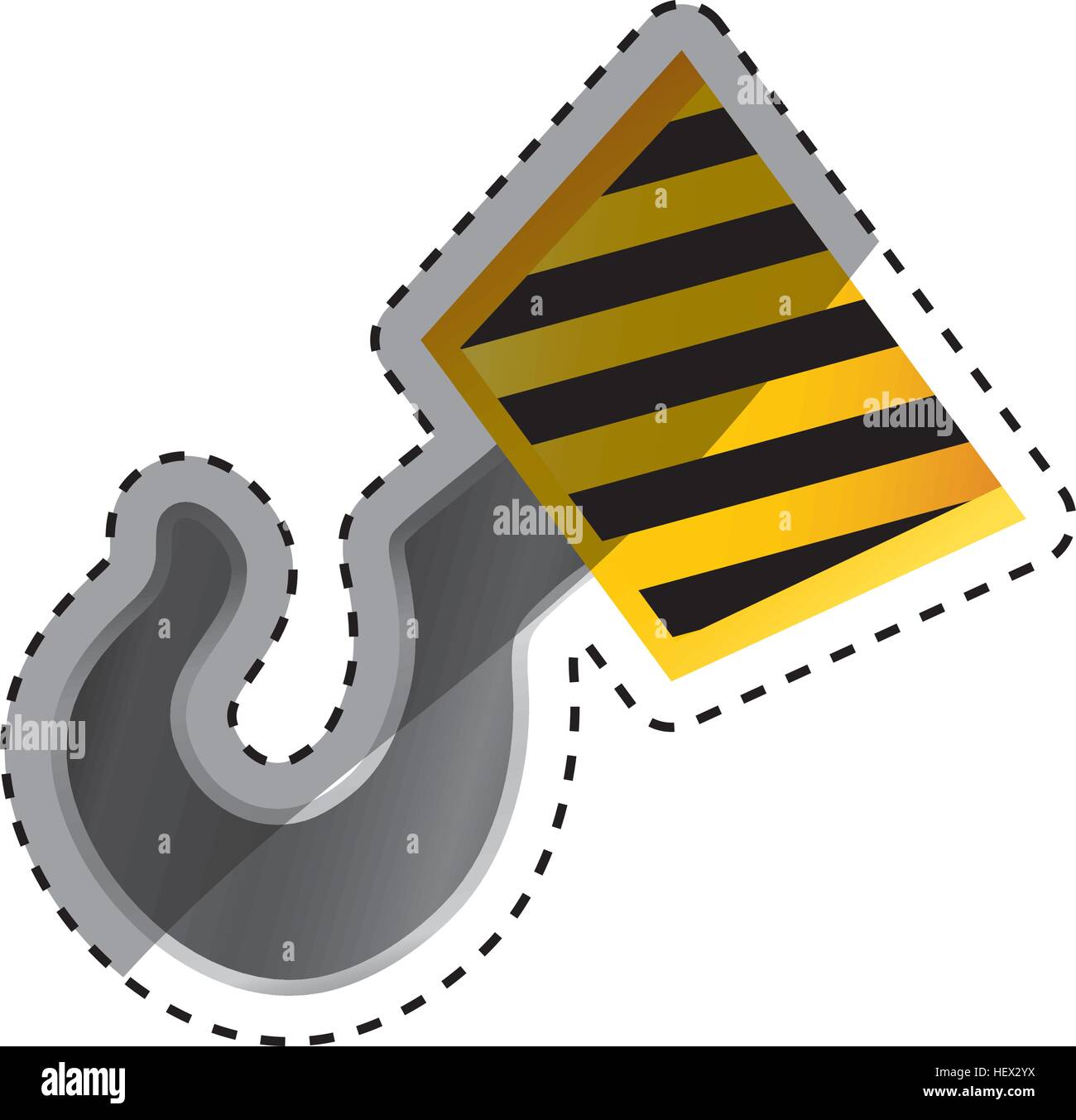 Construction hook crane Stock Vector Image & Art - Alamy