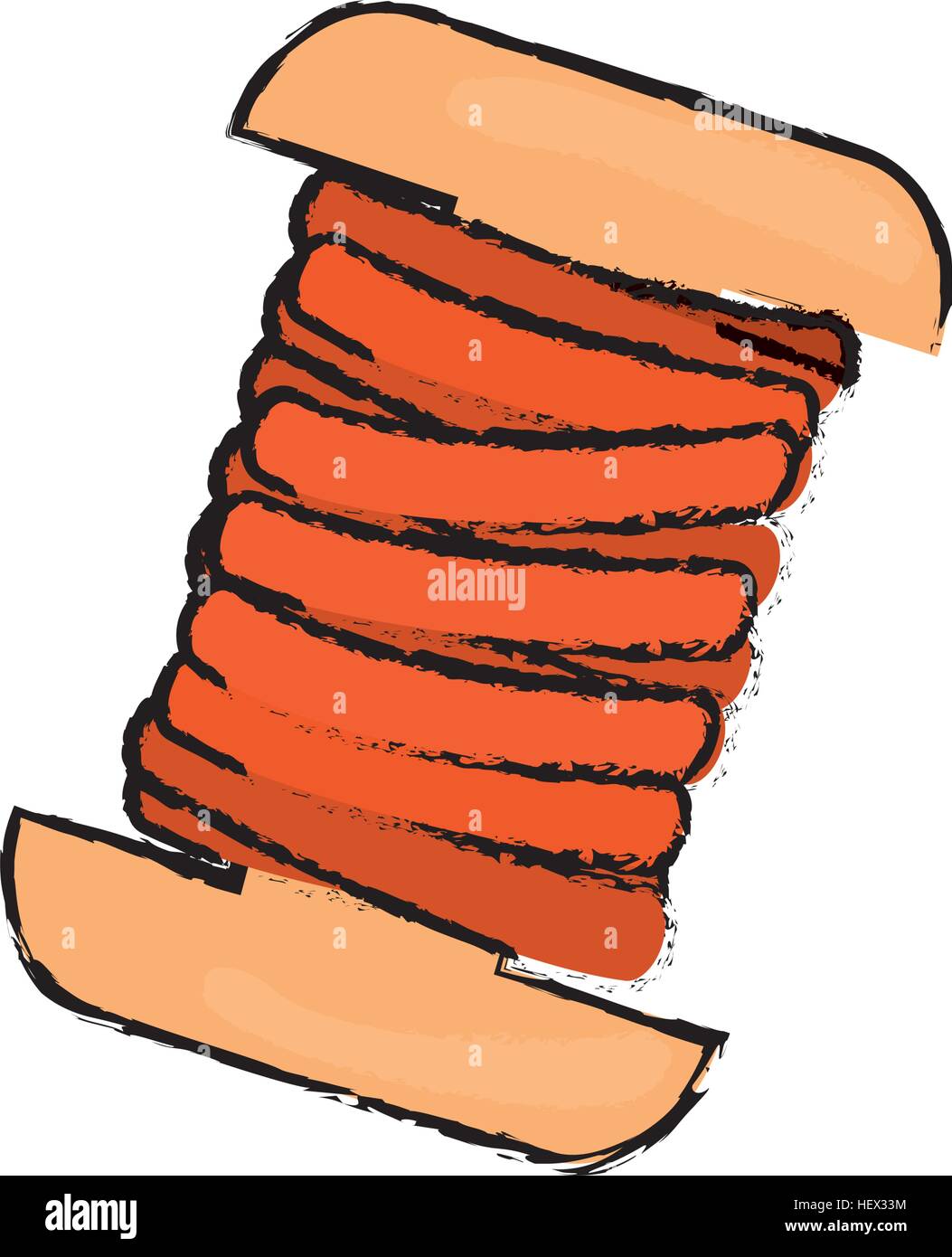 isolated sewing thread Stock Vector Image & Art - Alamy