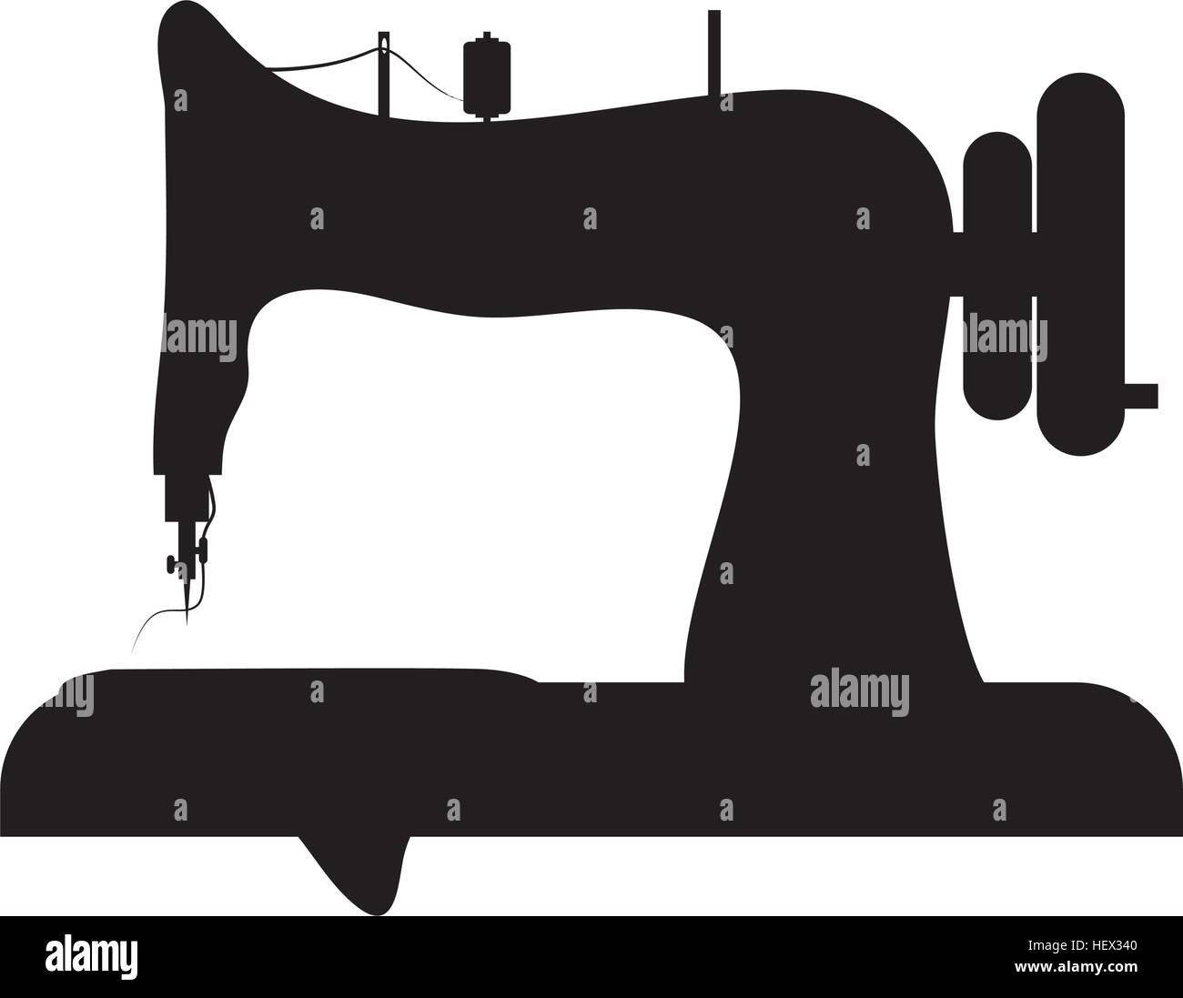 Isolated Sewing Machine Stock Vector Image And Art Alamy