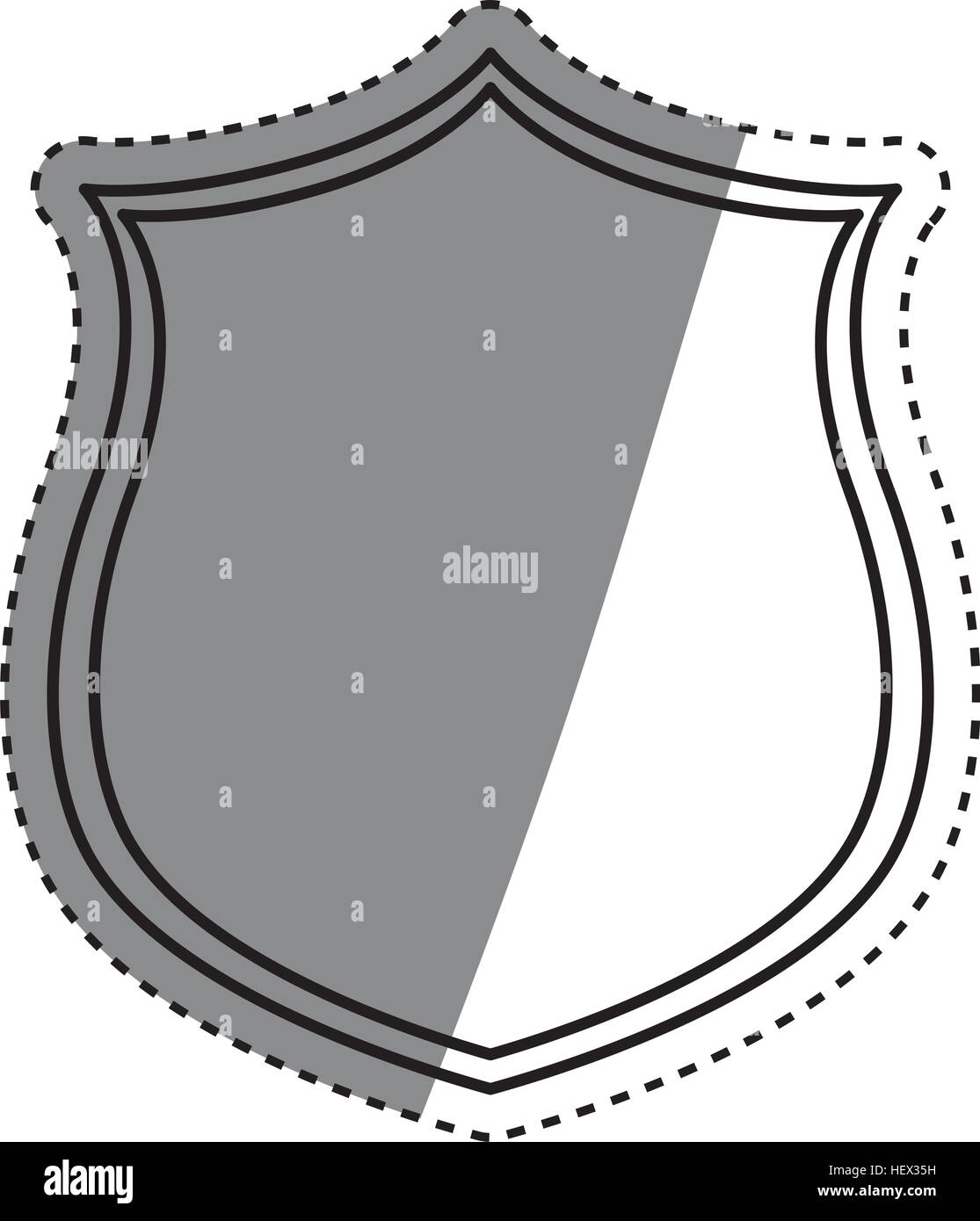 Badge shield emblem Stock Vector Image & Art - Alamy