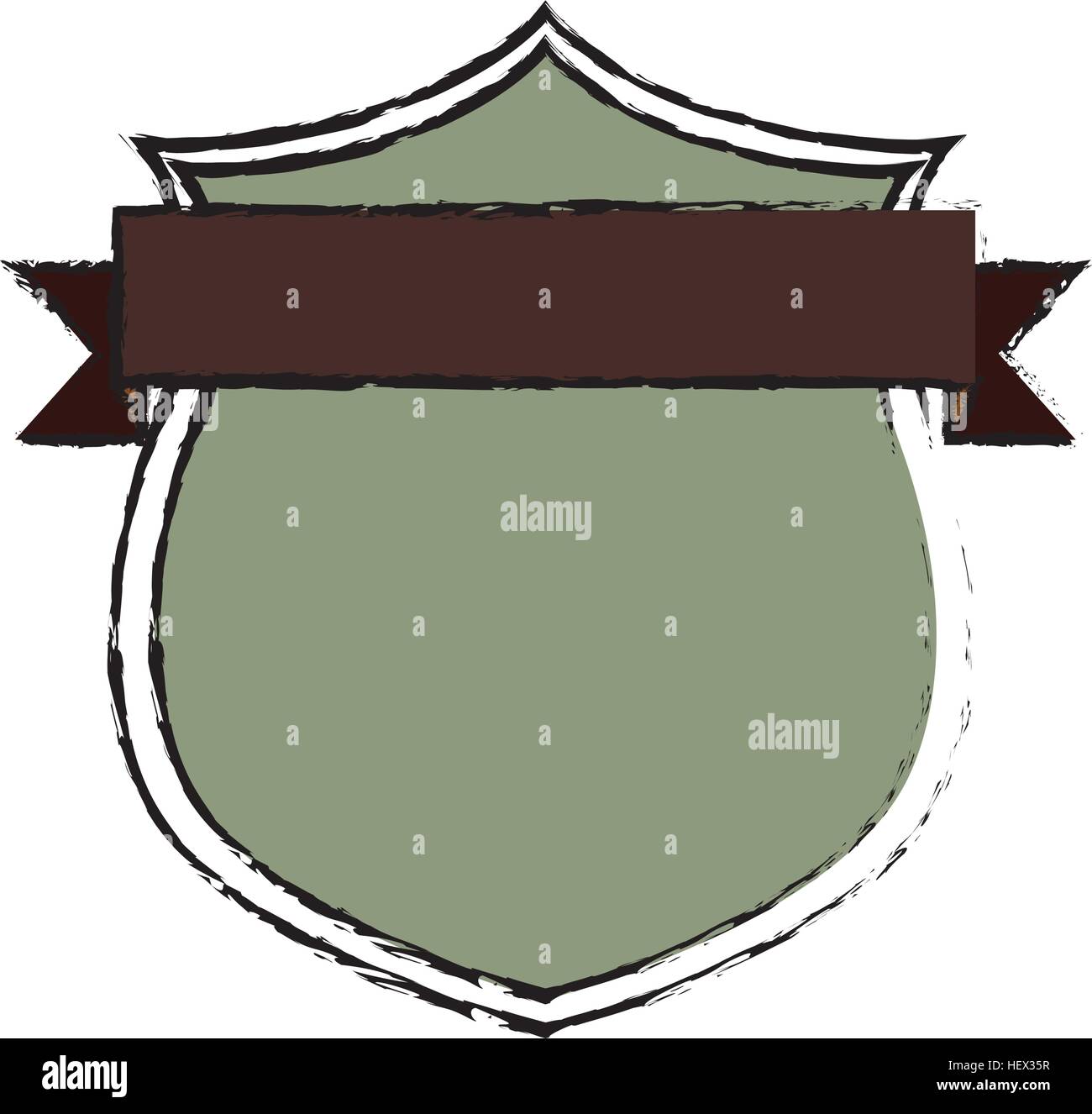 Badge shield emblem Stock Vector Image & Art - Alamy