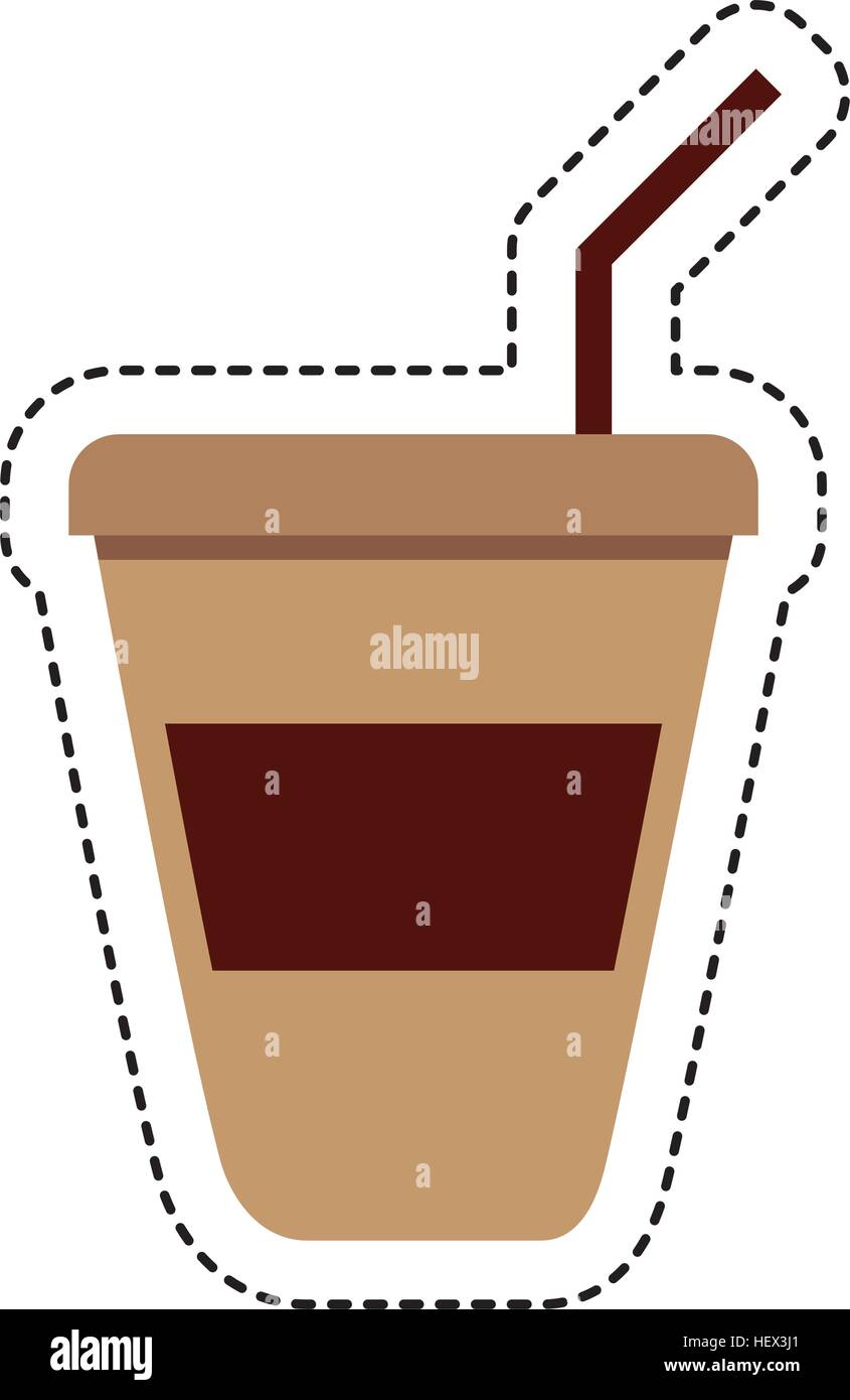 coffee glass isolated icon vector illustration design Stock Vector ...