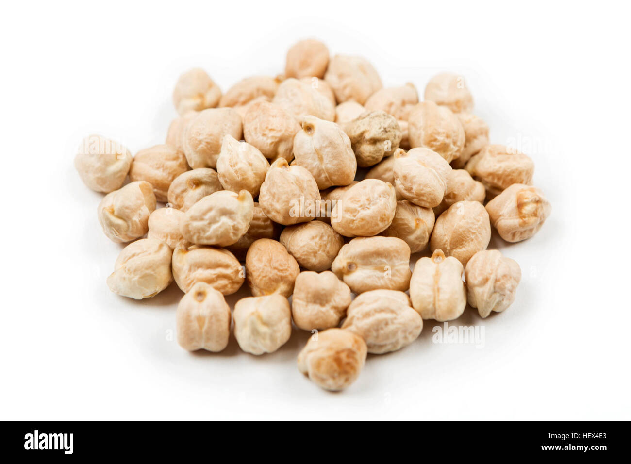 Garbanzo beans isolated on white background Stock Photo - Alamy