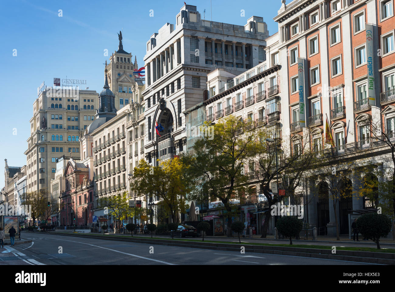 Madrid spain la gran vía hi-res stock photography and images - Alamy