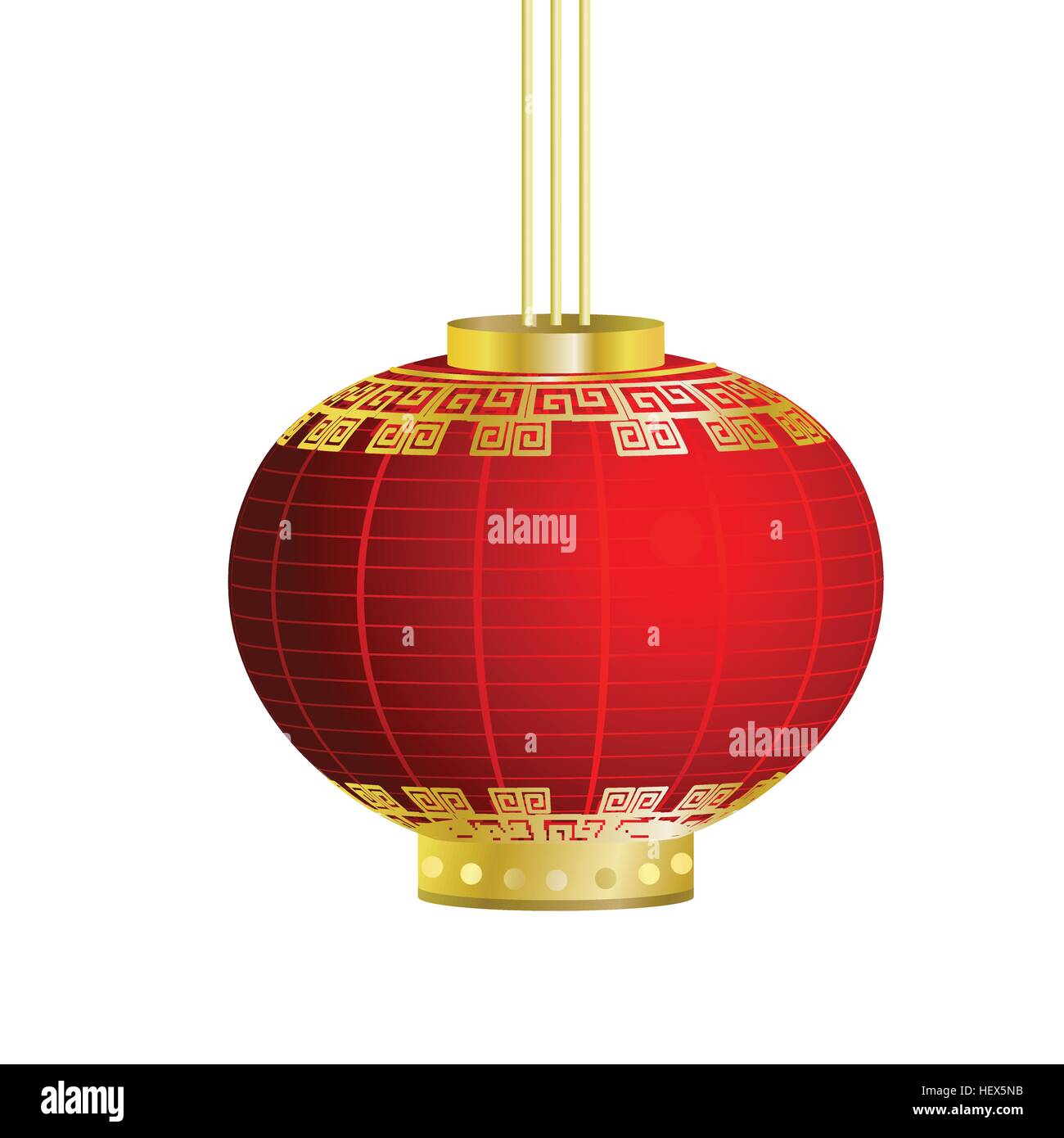 Red Chinese traditional paper lantern Stock Vector Image & Art - Alamy