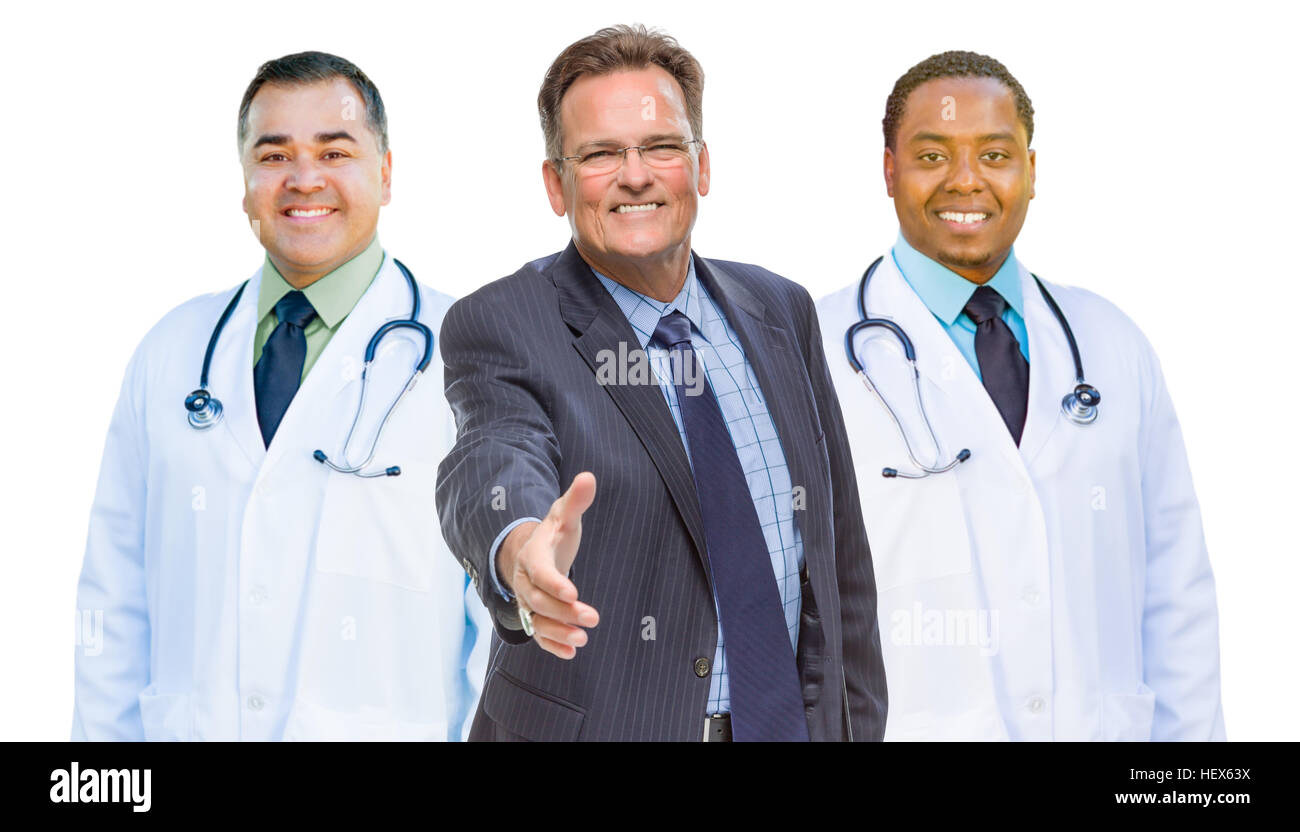 Two doctors isolated on hi-res stock photography and images - Alamy