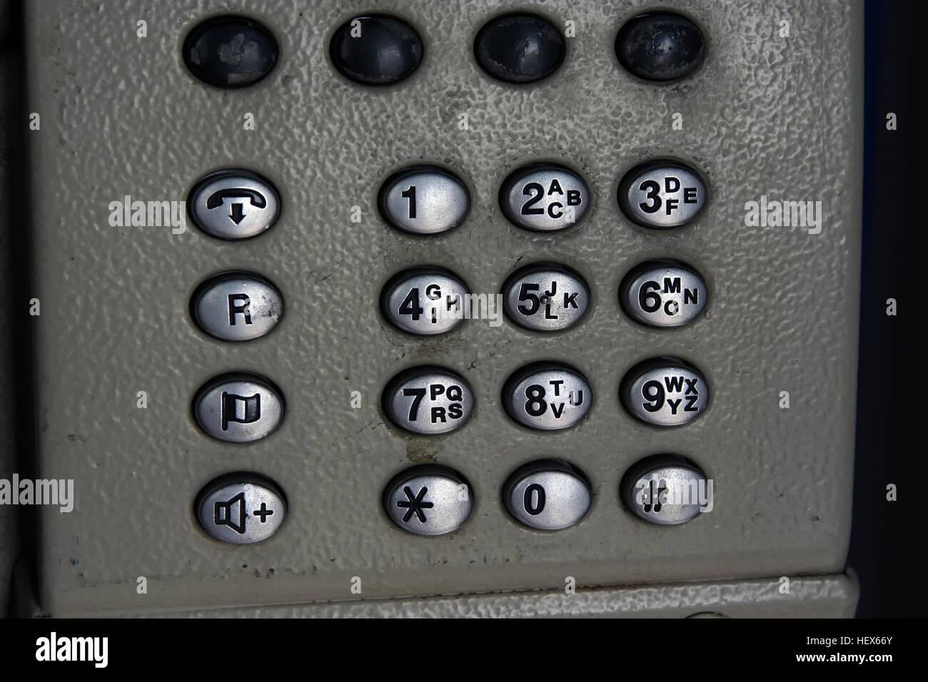 Old telephone booth dial numbers Stock Photo - Alamy