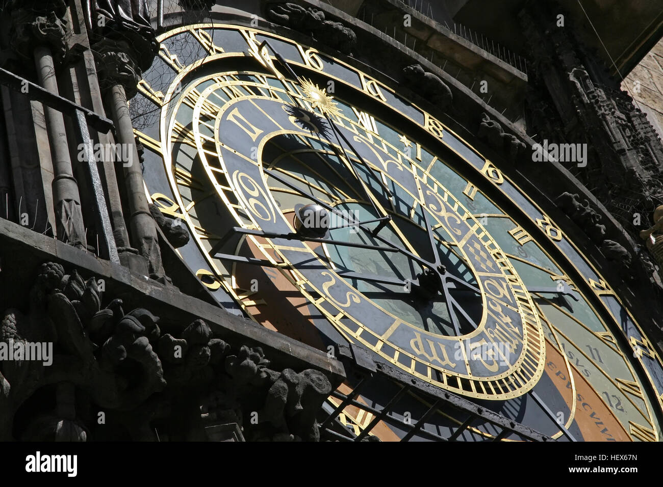 Astronomy clock. Great astronomy clock Stock Photo - Alamy