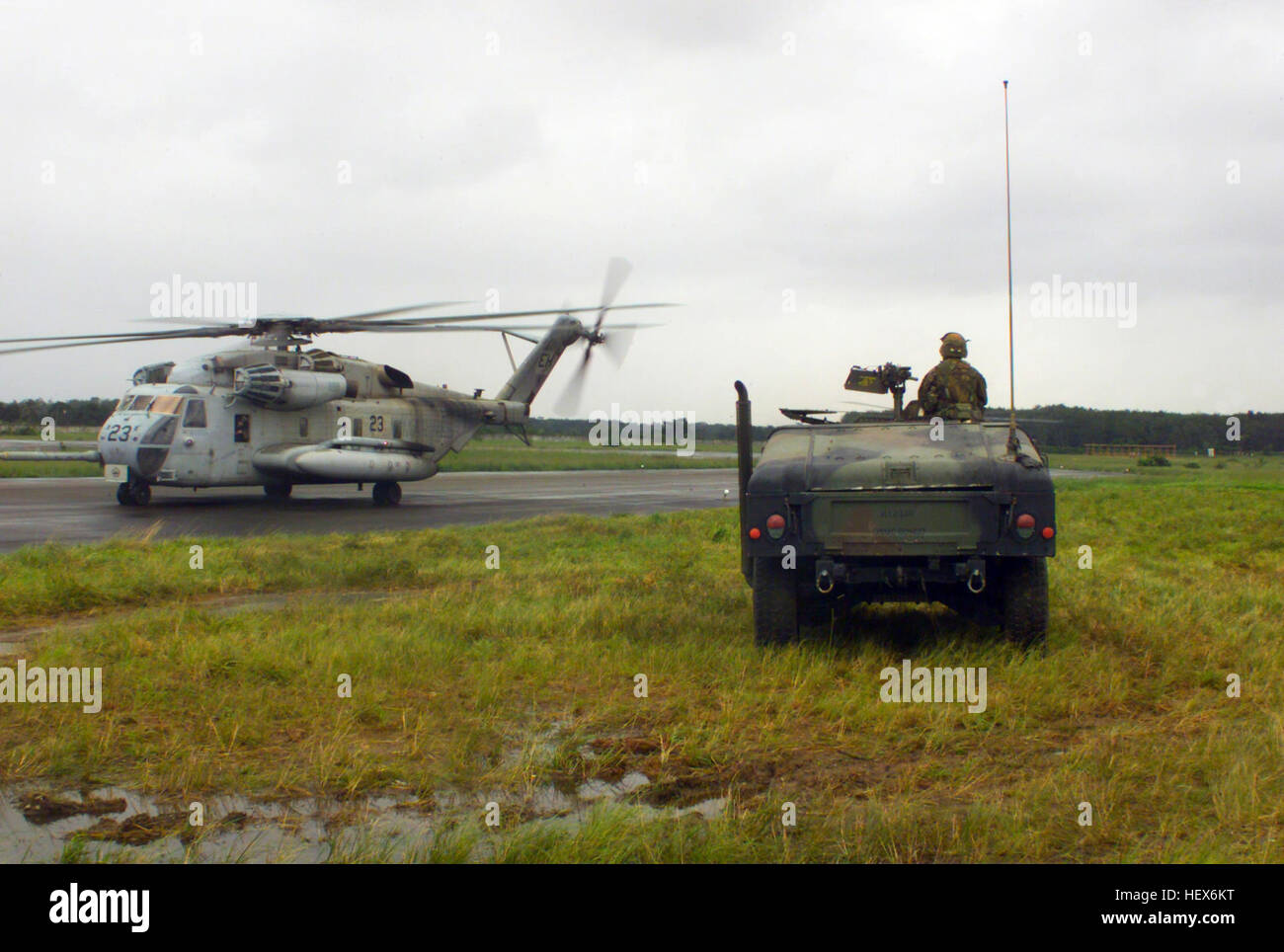 A CH-53E “Super Stallion” from Marine Medium Helicopter Squadron 264 ...