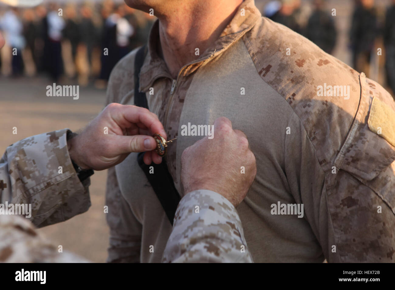 Lt. Col. Farrell Sullivan, commanding officer of Battalion Landing Team ...
