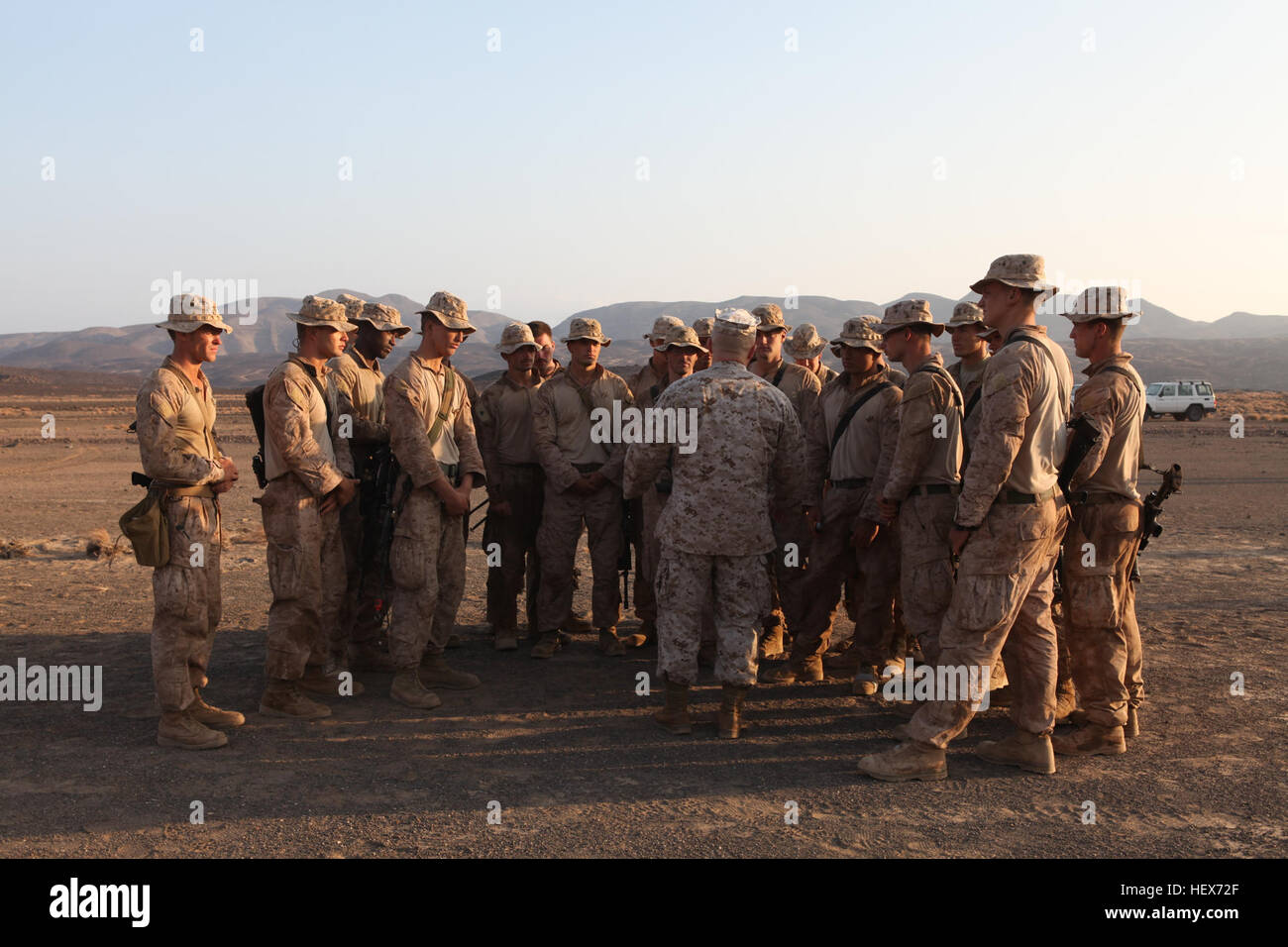 Lt. Col. Farrell Sullivan, commanding officer of Battalion Landing Team ...