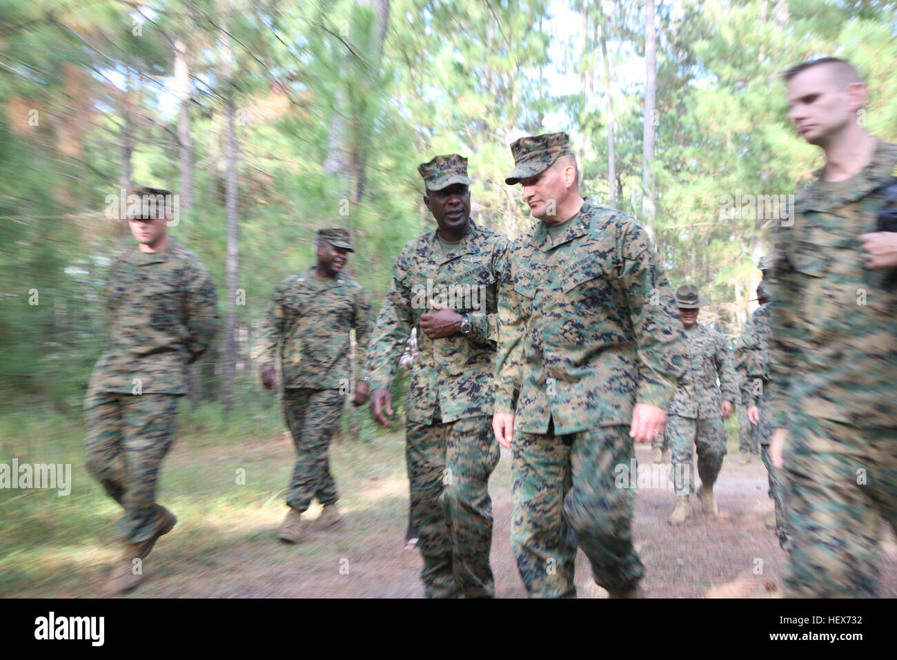 Sgt. Maj. Of the Marine Corps Carlton Kent, left, and Brig. Gen ...