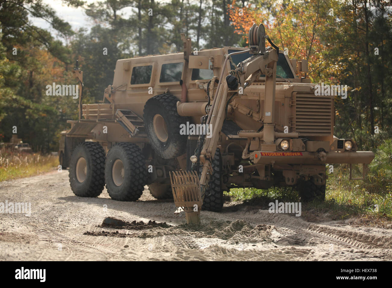 MARINE CORPS BASE CAMP LEJEUNE, N.C. – The Buffalo, a mine-protected ...