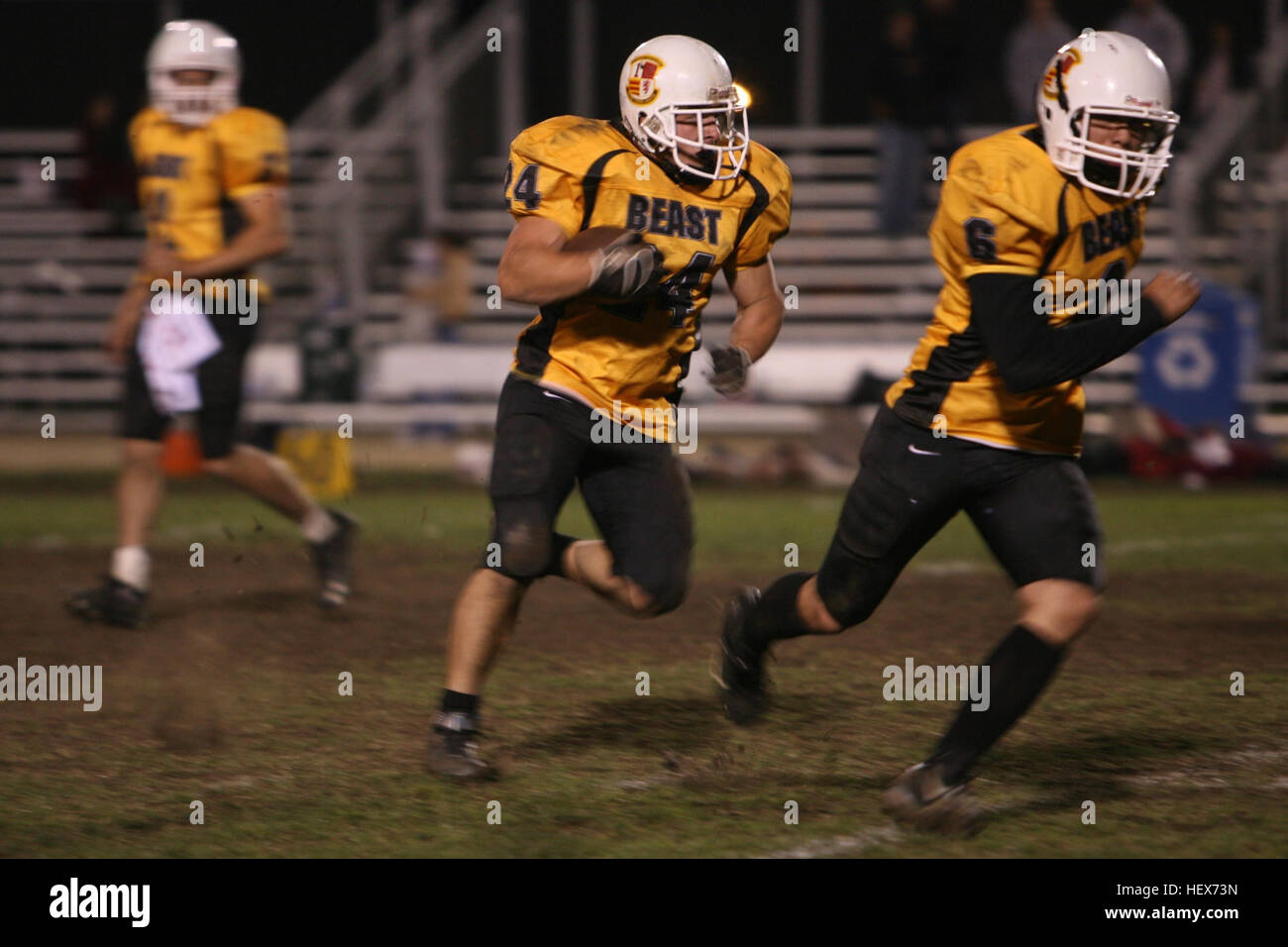 Eric Rogers, Number 24, running back with 1st Marine Logistics Group ...