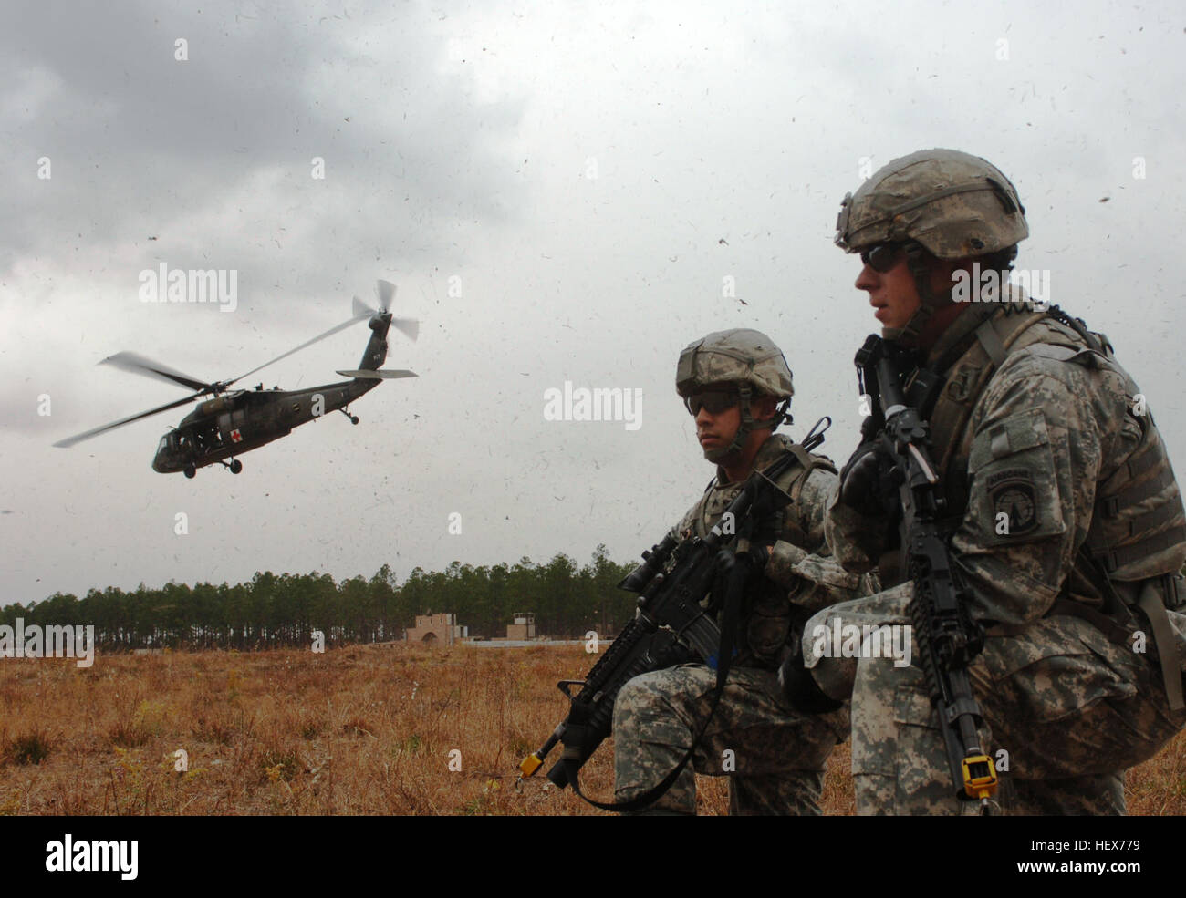 Military Police personnel conduct medical evacuation exercises ...
