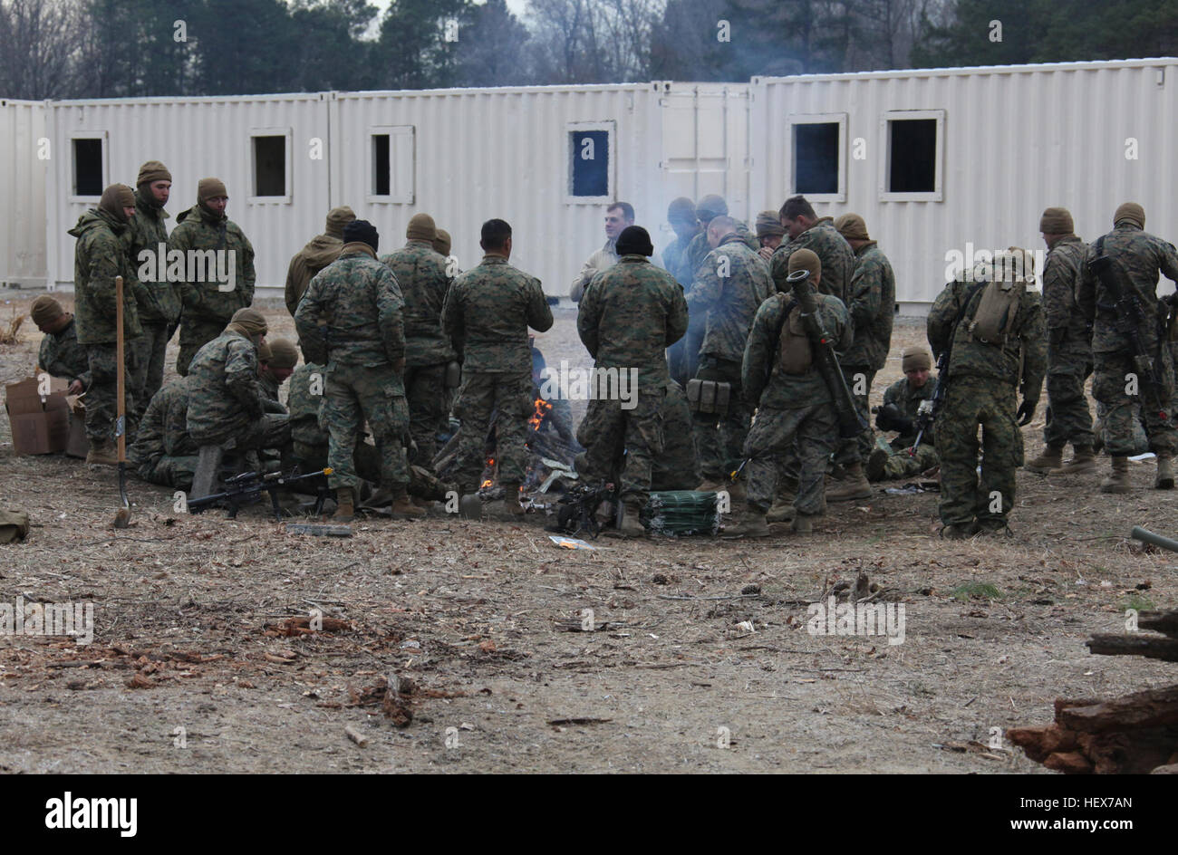 FORT PICKETT, VA. – A platoon of Marines with Fox Company, Battalion ...