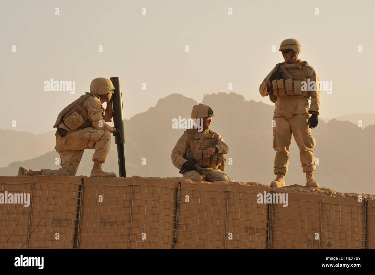 Active duty and reserve component Seabees assigned to Naval Mobile ...