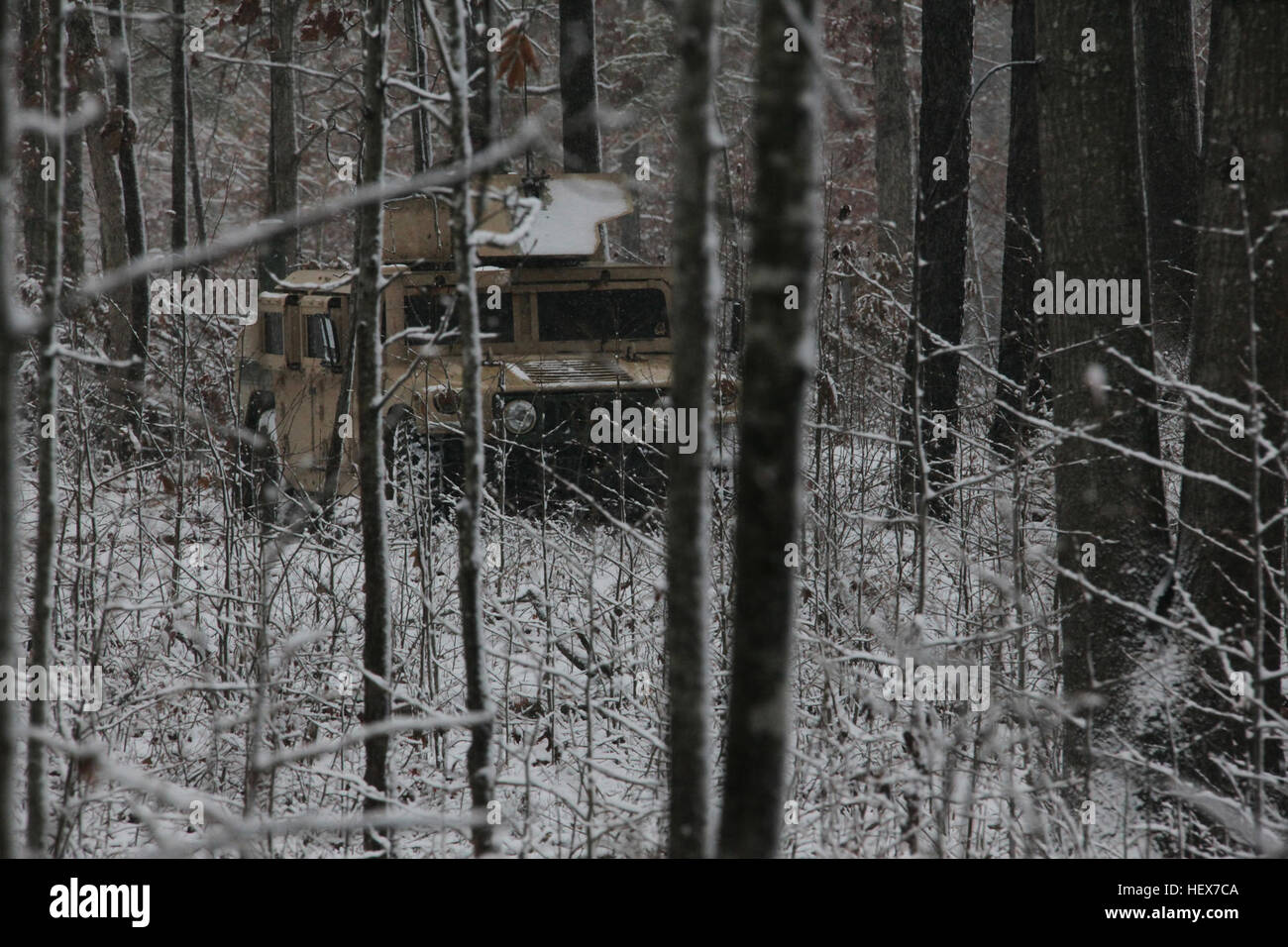 A Humvee from Golf Company, 2nd Battalion, 2nd Marine Regiment, 22nd ...