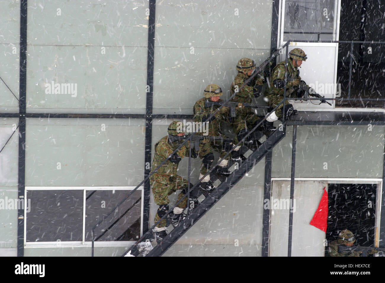 Japanese Ground Self Defense Force (JGSDF) Soldiers from the 20th ...