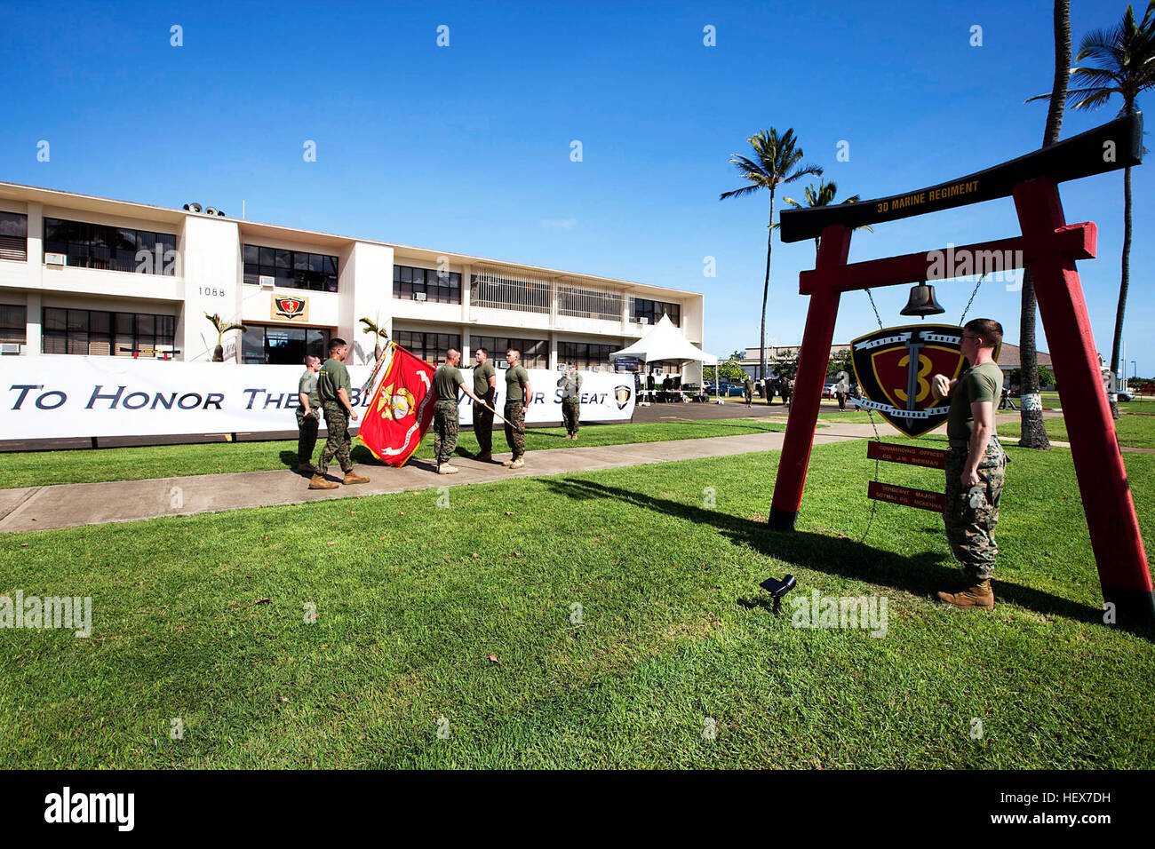 Lt. Col. Jeffrey Holt, commanding officer, 3rd Battalion, 3rd Marine ...