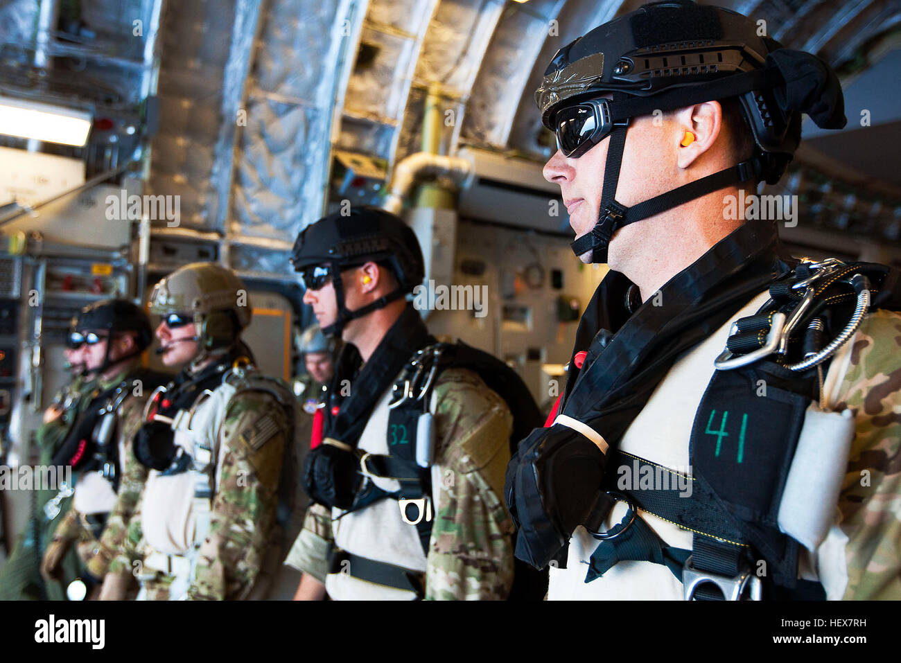 Air Force pararescuemen from 103rd Rescue Squadron, 106th Rescue Wing ...