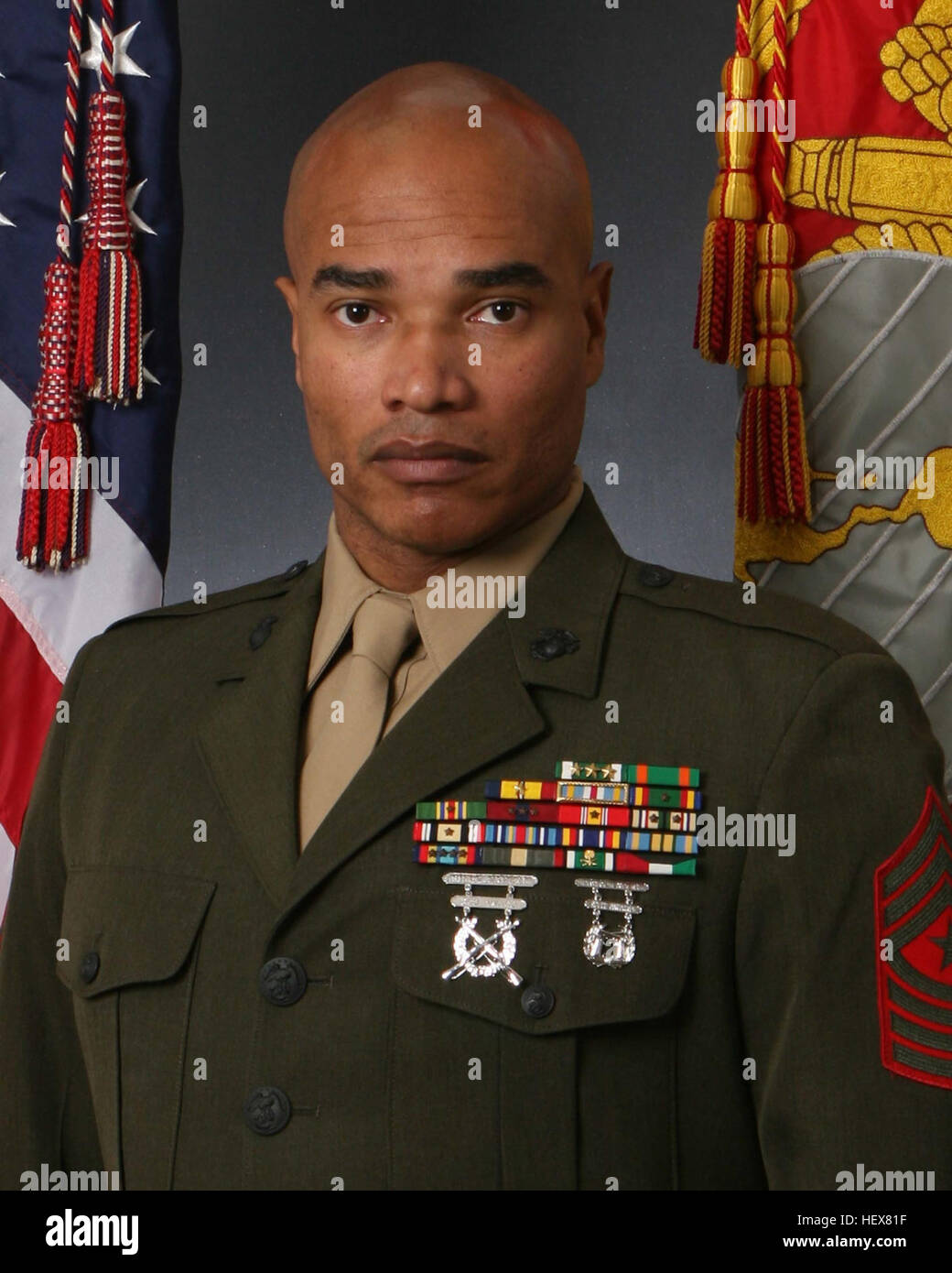 Sergeant Maj. Steven P. Brunner relinquished his post as the senior ...