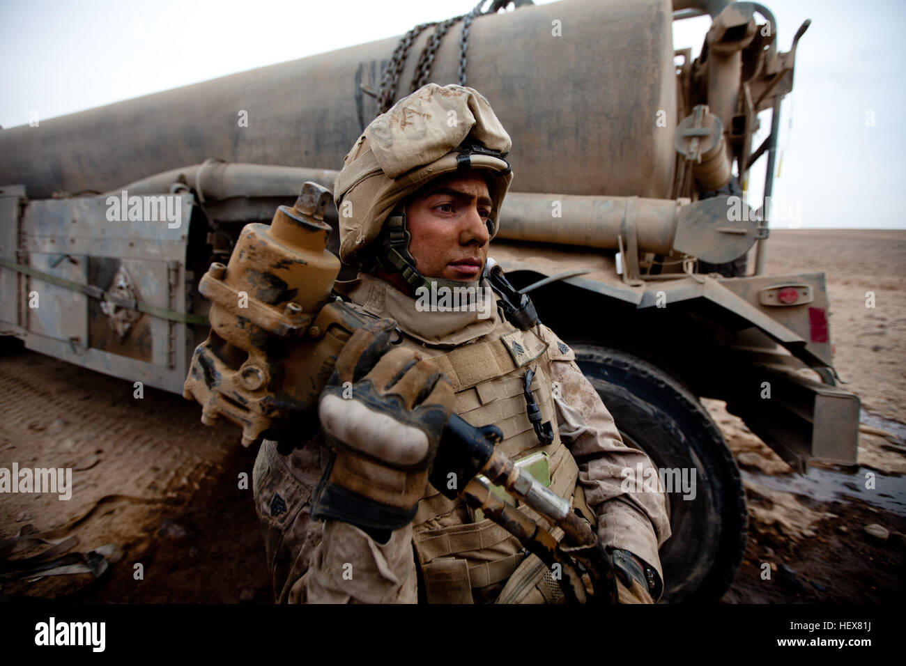 Sgt Michael Fryman with 1st Marine Logistics Group (Forward) (1st MLG ...