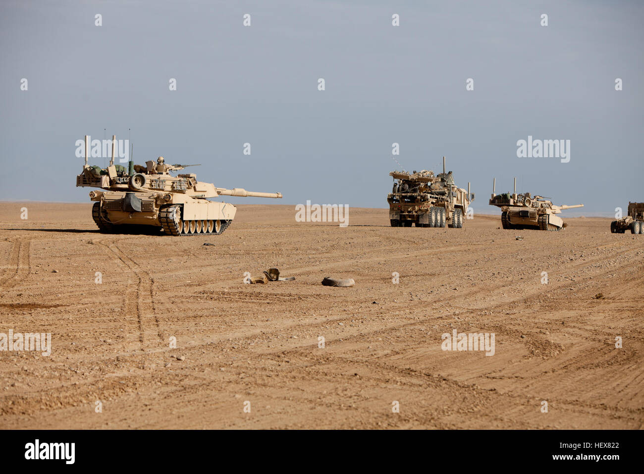 U.S. Marines with 1st Marine Division, 1st Tank Battalion, Delta ...