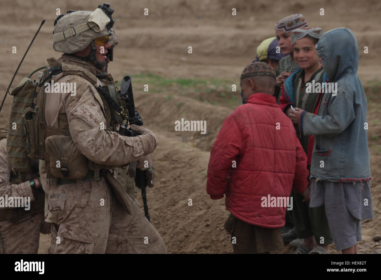 U.S. Marine Corps Gunnery Sgt. John M. Foster III, platoon sergeant for ...