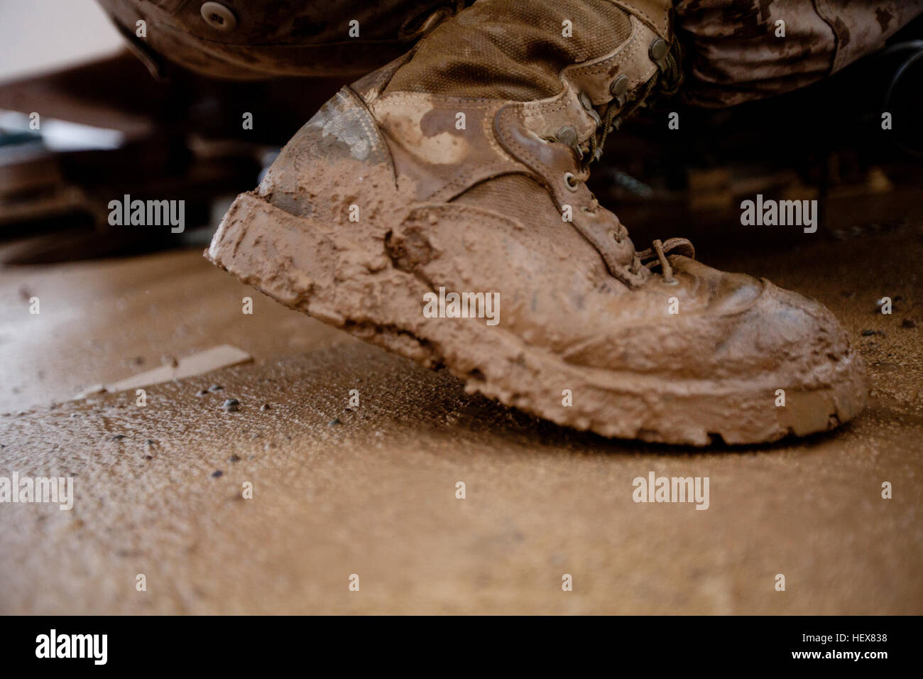 A U.S. Marine with 1st Marine Division, 1st Tank Battalion, Delta ...