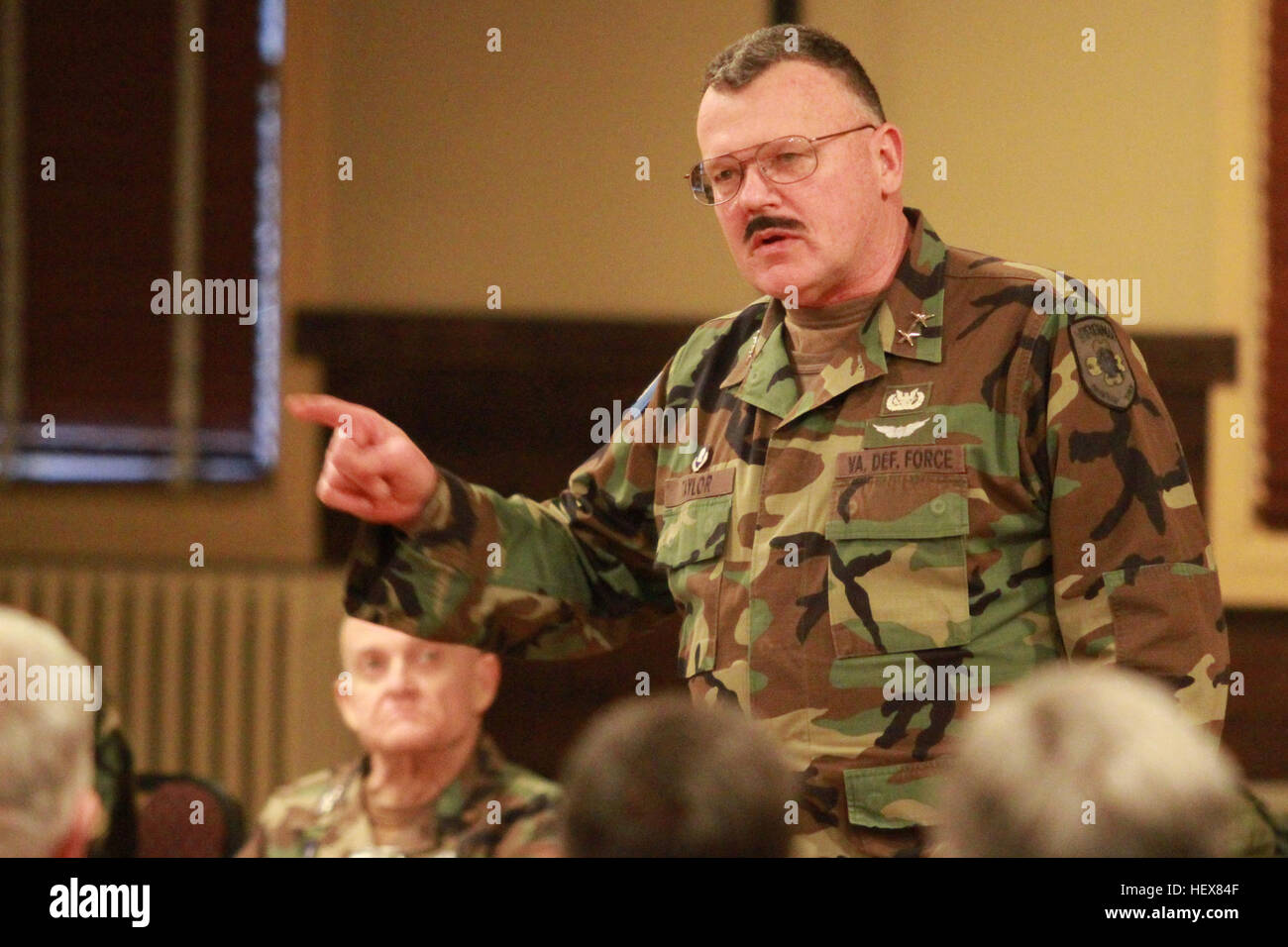 Maj. Gen. (Va.) John D. Taylor, commander of the Virginia Defense Force ...