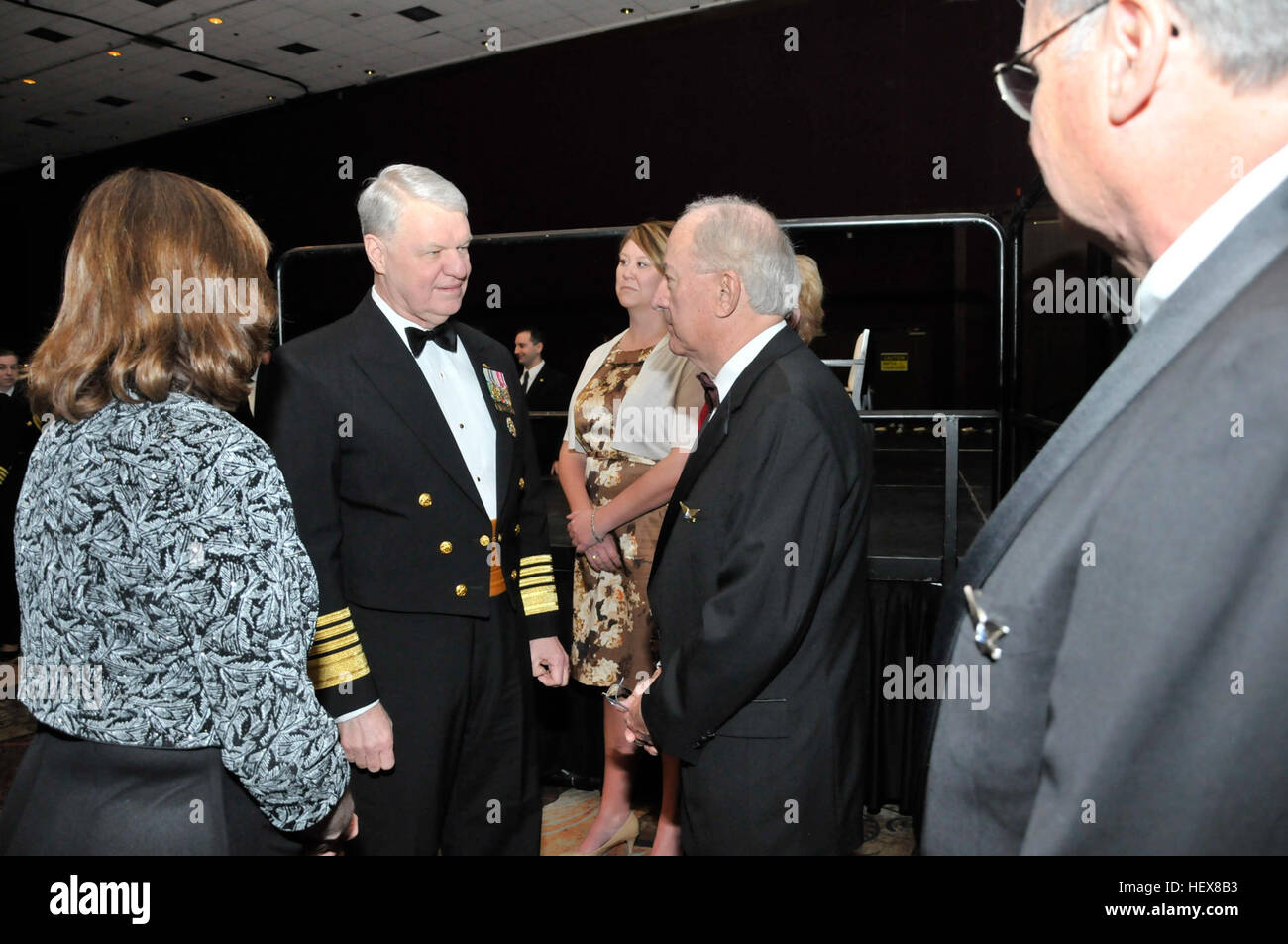 U.S. Navy Adm. Gary Roughead, second from left, chief of naval ...