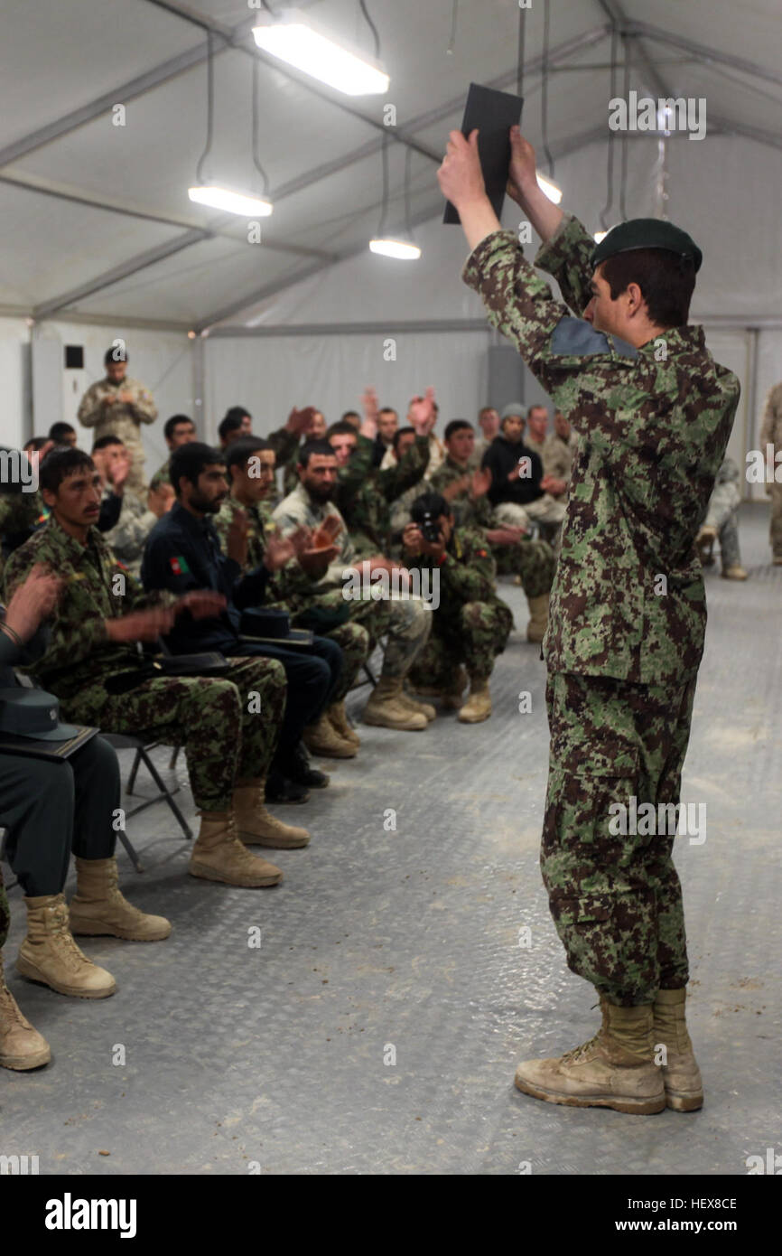 Driving course graduates 38 ANSF members DVIDS373414 Stock Photo - Alamy