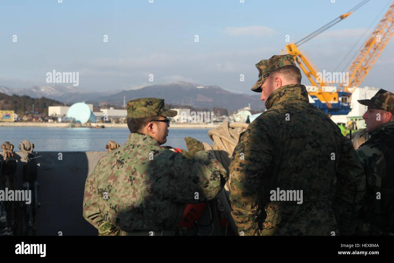 Capt. Masanori Ide, Japanese Ground Self Defense Force liaison officer ...