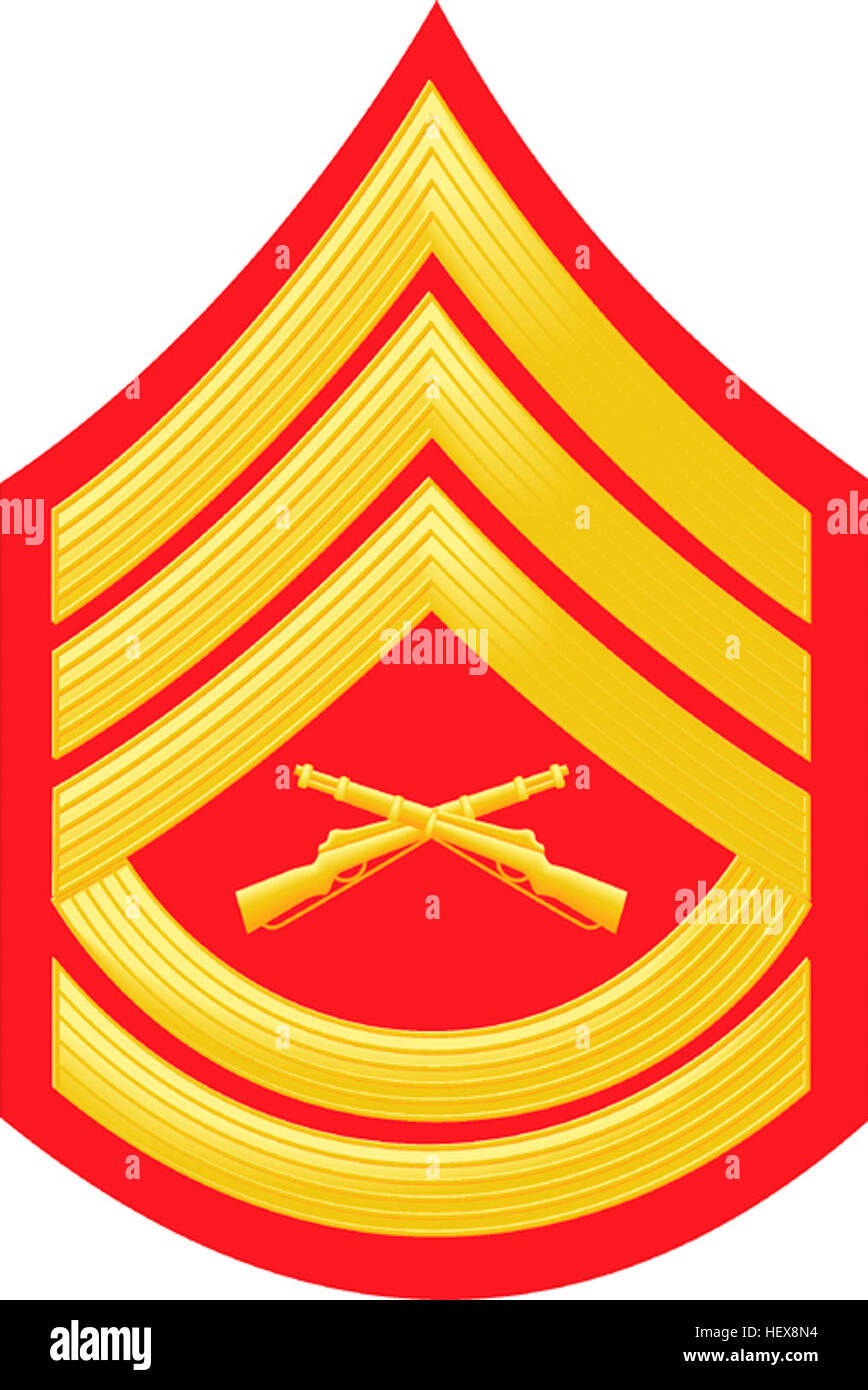 E7 USMC GSGT Stock Photo - Alamy