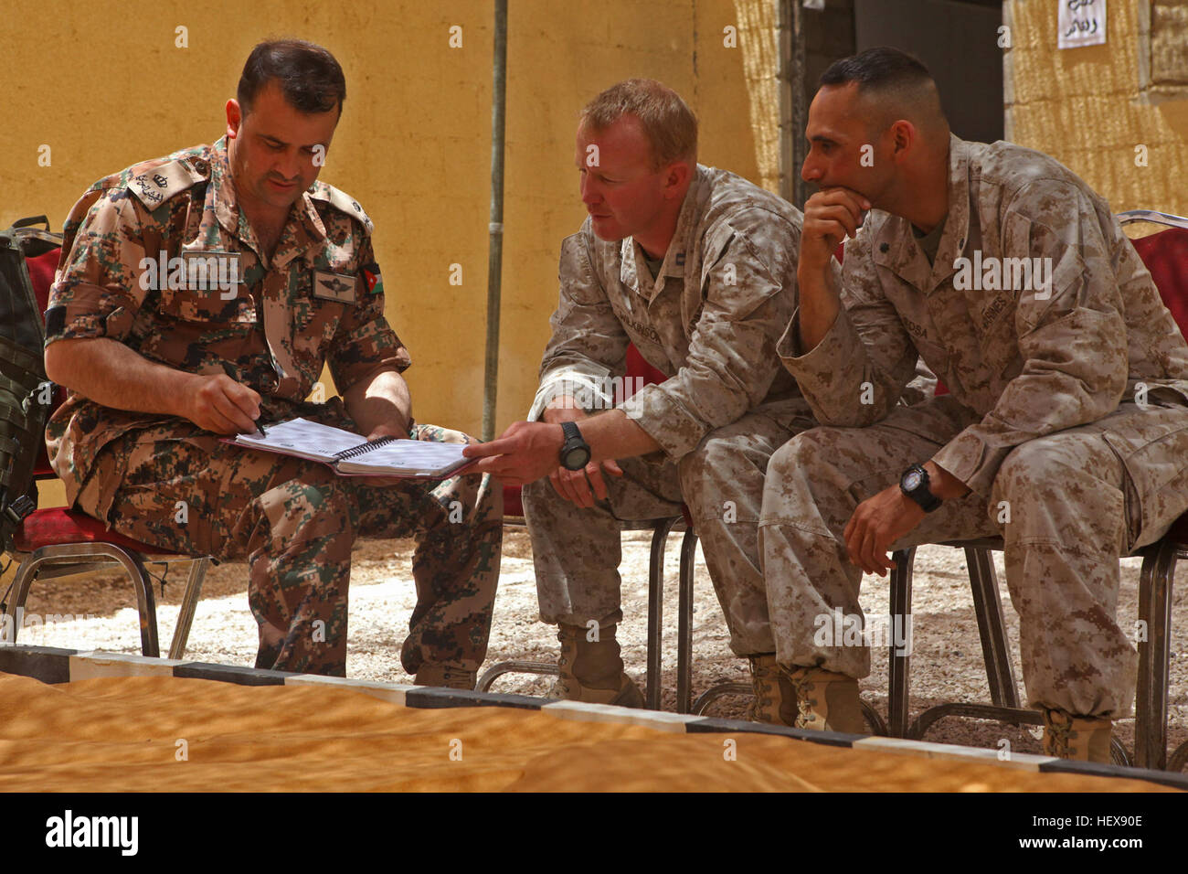 Lt. Col. David Sosa, commanding officer of Battalion Landing Team 1st ...
