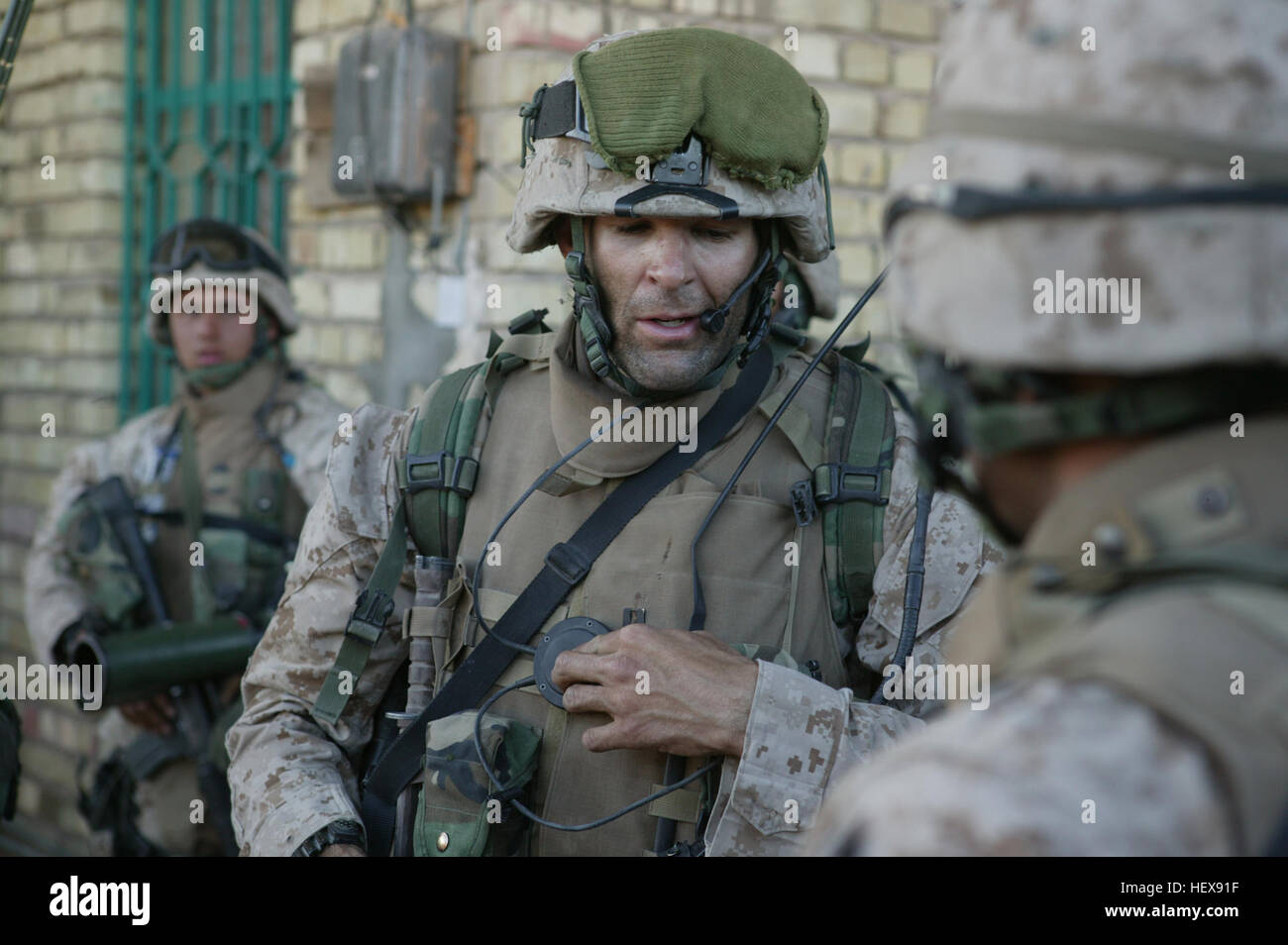 Capt. Doug Zembiec, the commanding officer of Company E, 2nd Battalion ...