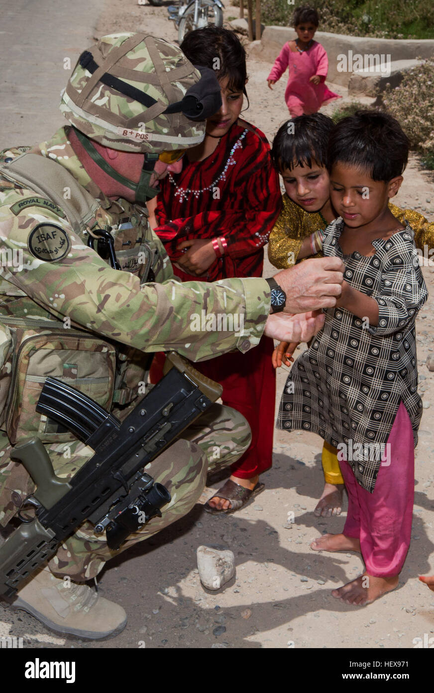 British Royal Navy Capt. Stuart Borland, G-9 deputy chief, Regional ...