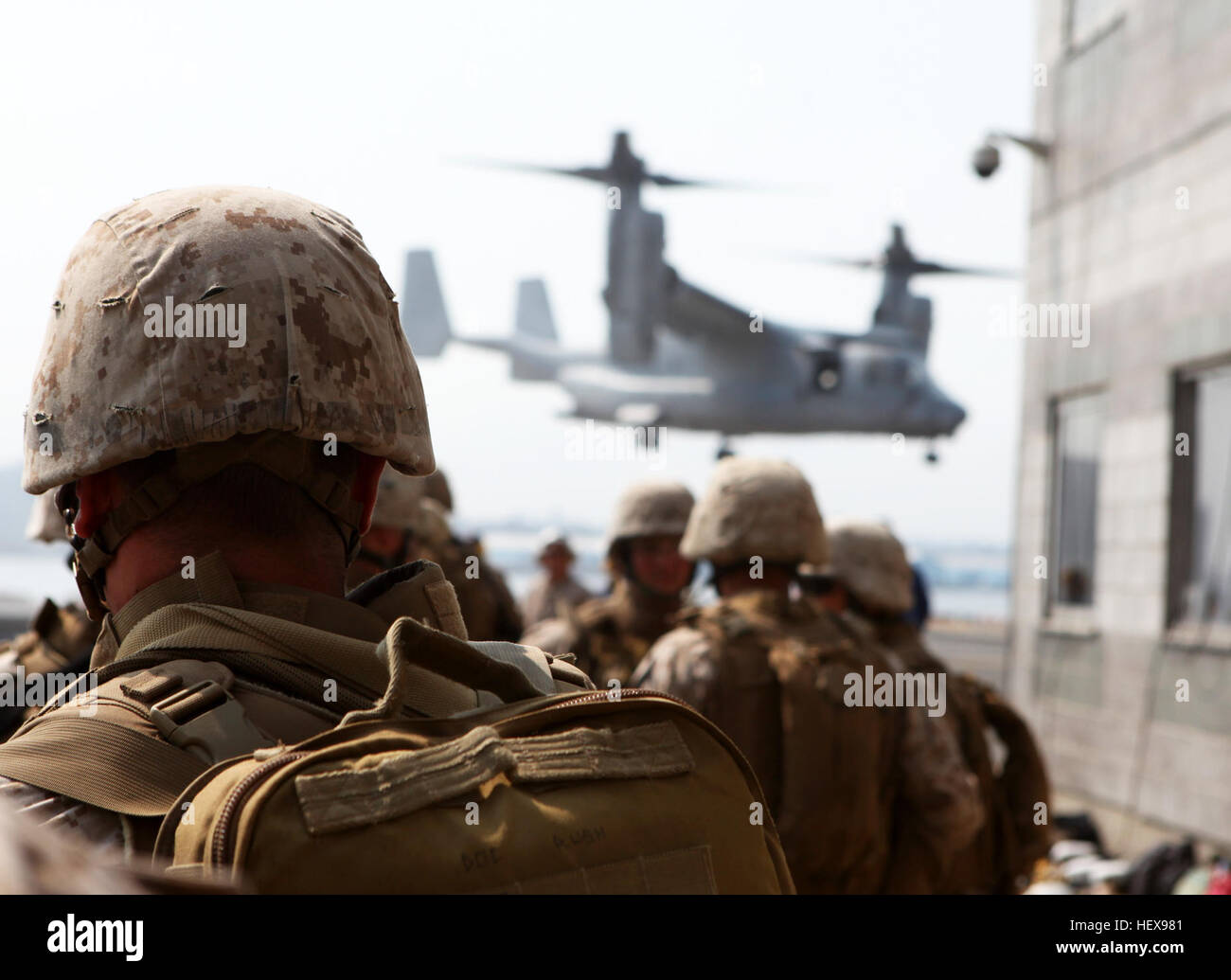 U.S. Marines with Fox company, 2nd battalion, 9th Marine regiment ...