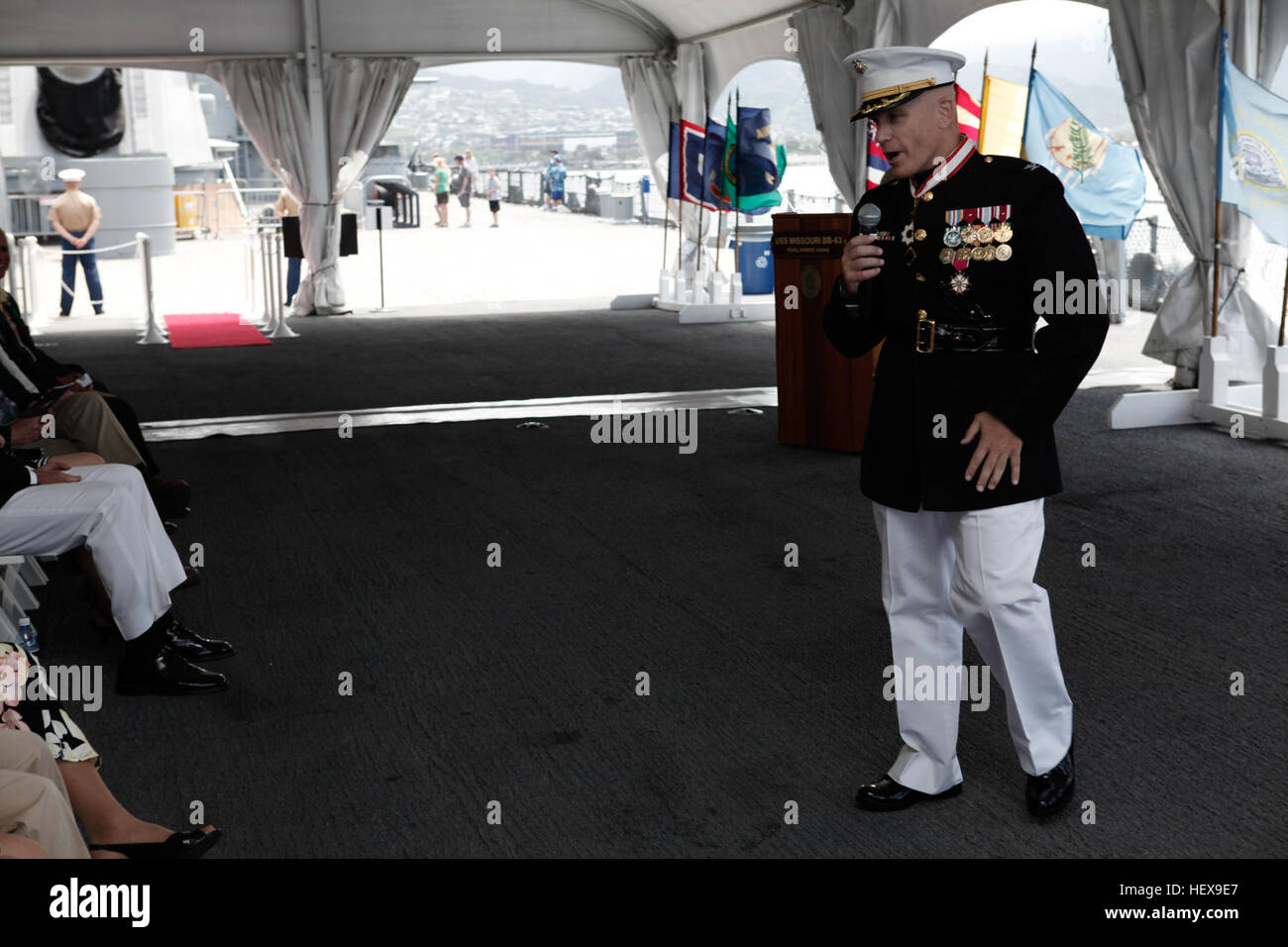 U.S. Marine Corps Col. Dan Melton, force inspector, U.S. Marine Corps ...