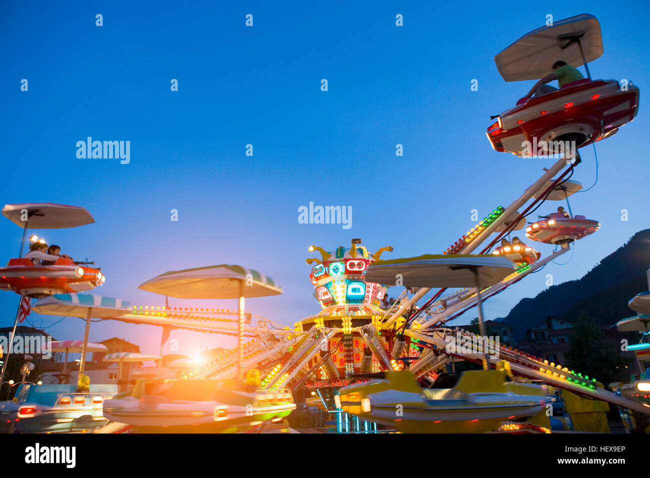 Extreme fairground ride hi-res stock photography and images - Alamy