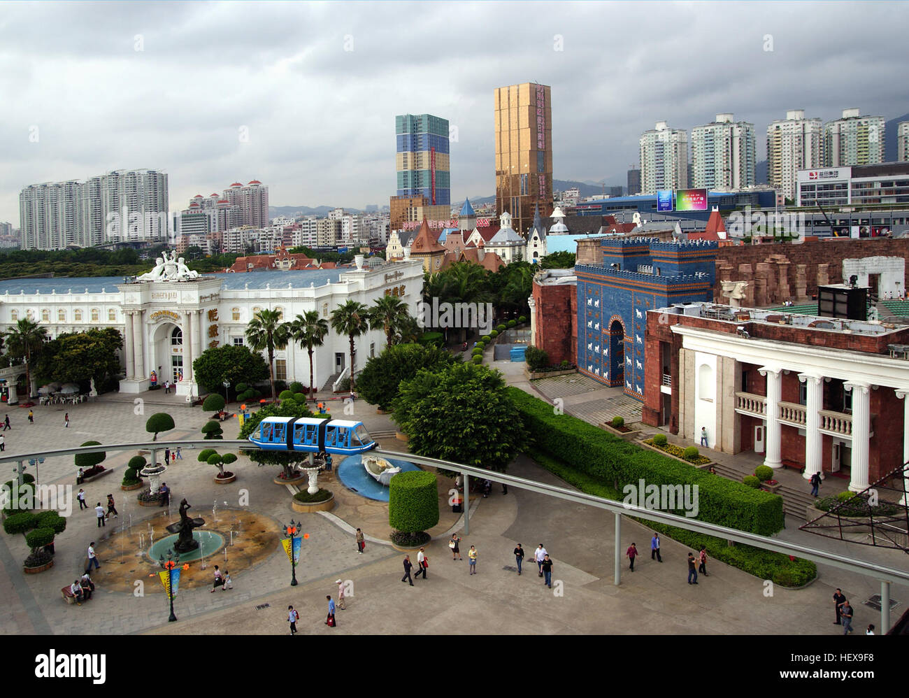 Window of the World in Shenzhen, China, is a theme park featuring ...