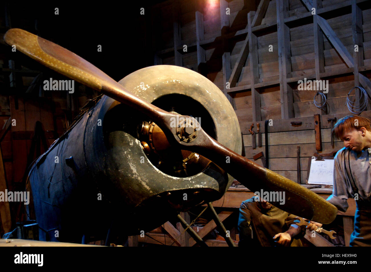 Early planes and engines hi-res stock photography and images - Alamy