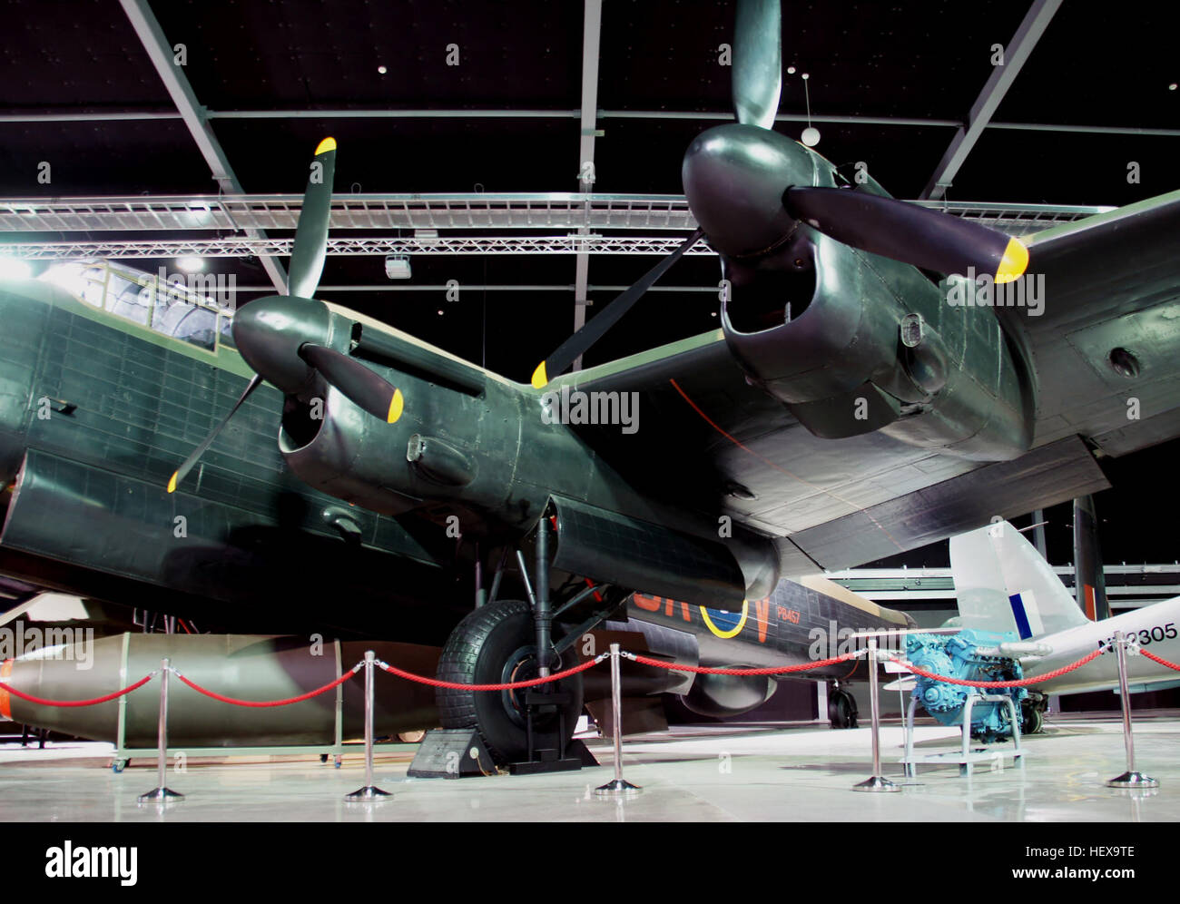 The Avro Lancaster is a four-engine heavy bomber developed by Avro and ...