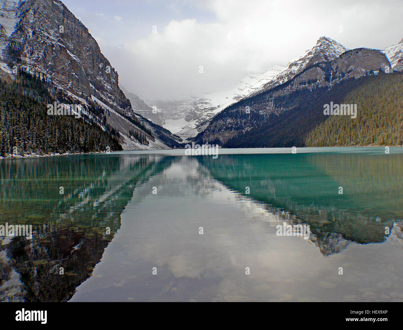 This stunning image captures the alpine beauty of Banff National Park ...