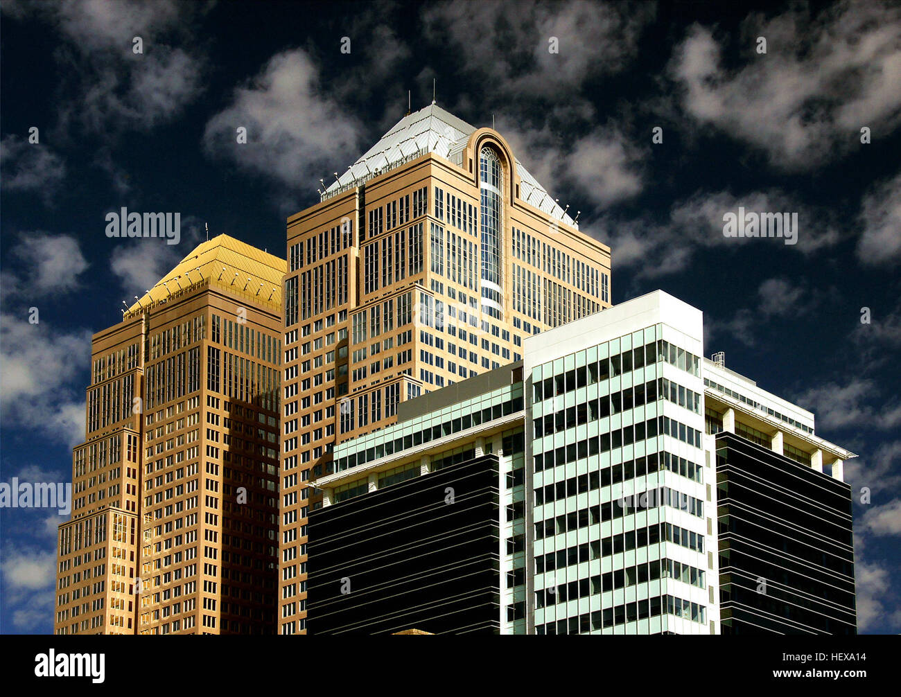 Podiums with towers building hi-res stock photography and images - Alamy