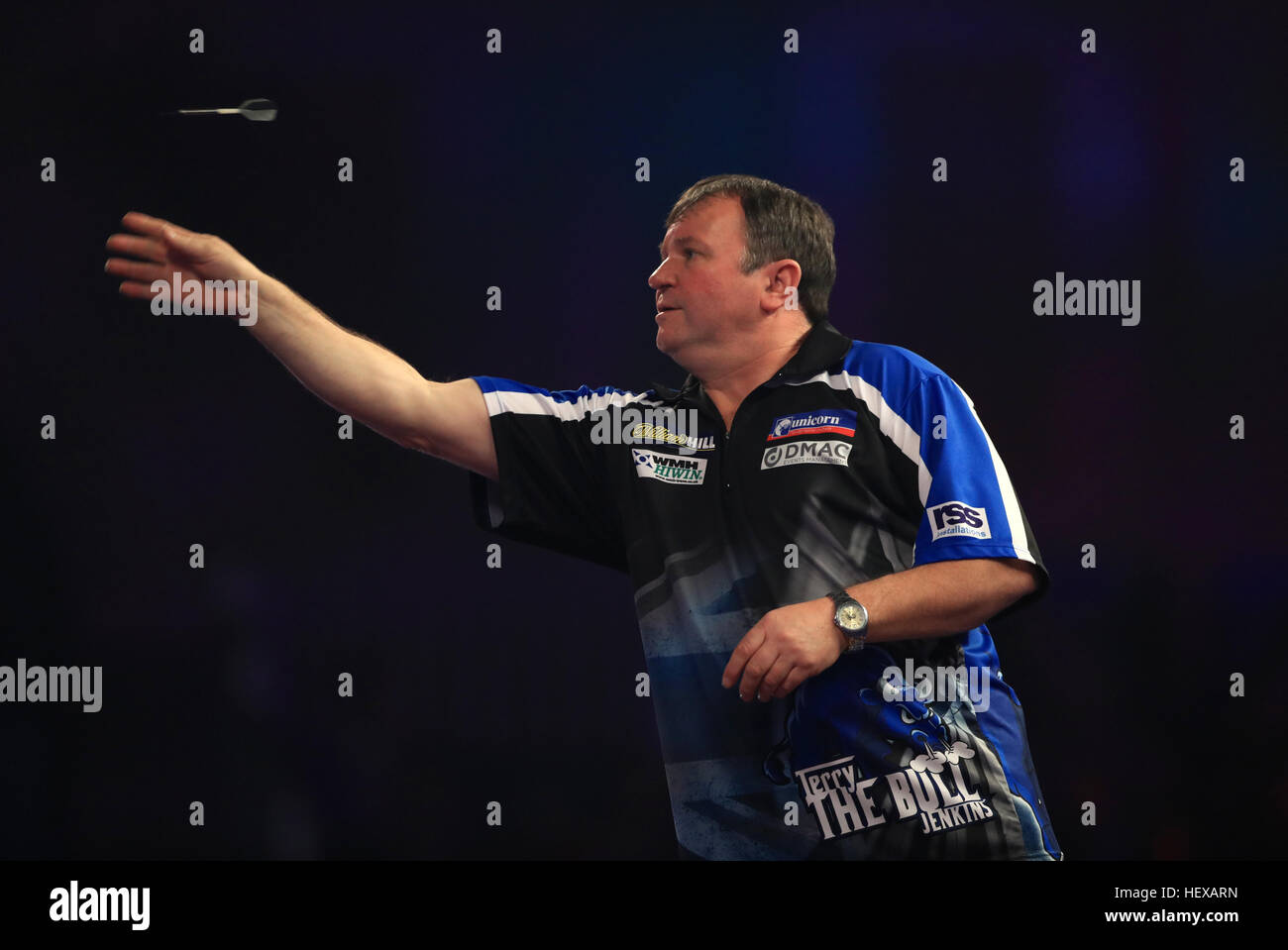 Terry Jenkins during day nine of the William Hill World Darts ...