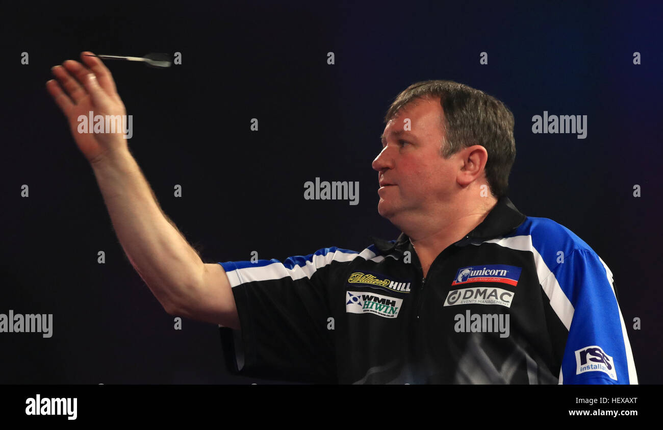 Terry Jenkins during day nine of the William Hill World Darts ...